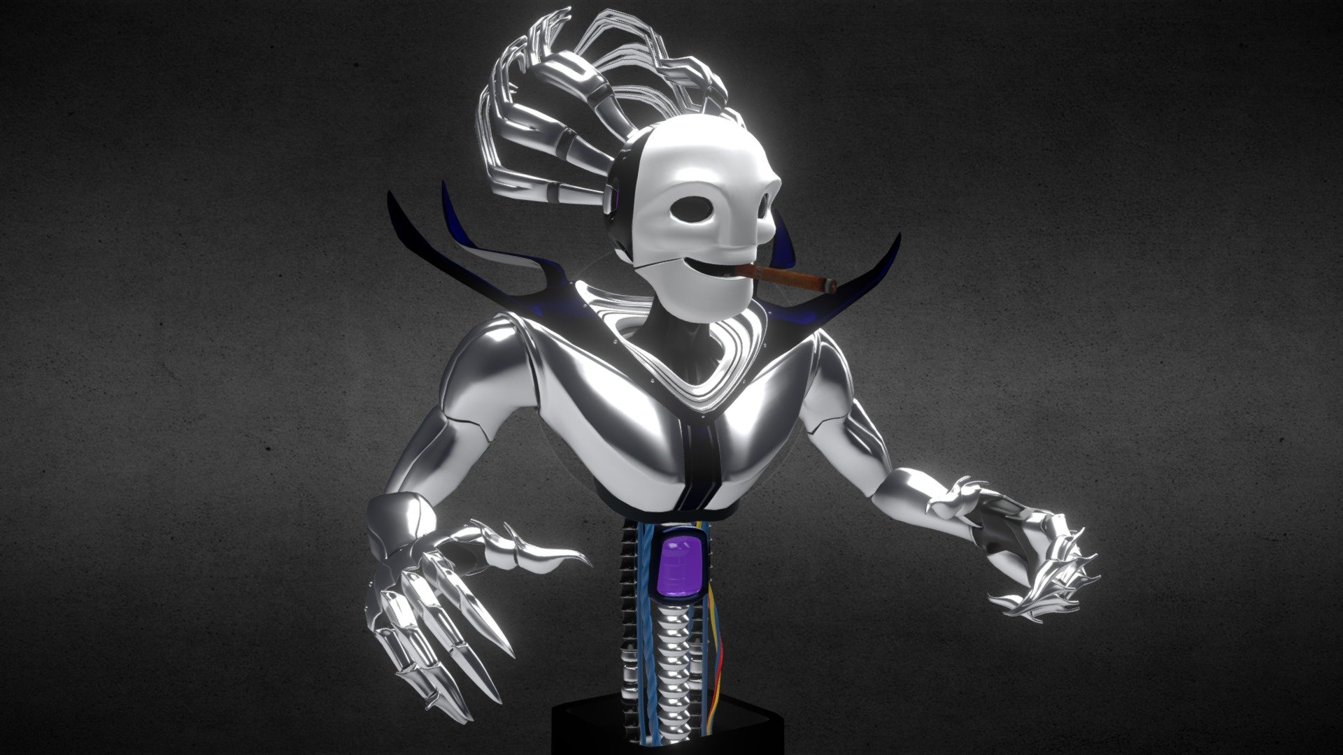 Boris Bot - 3D model by cgmaness [58eefb2] - Sketchfab