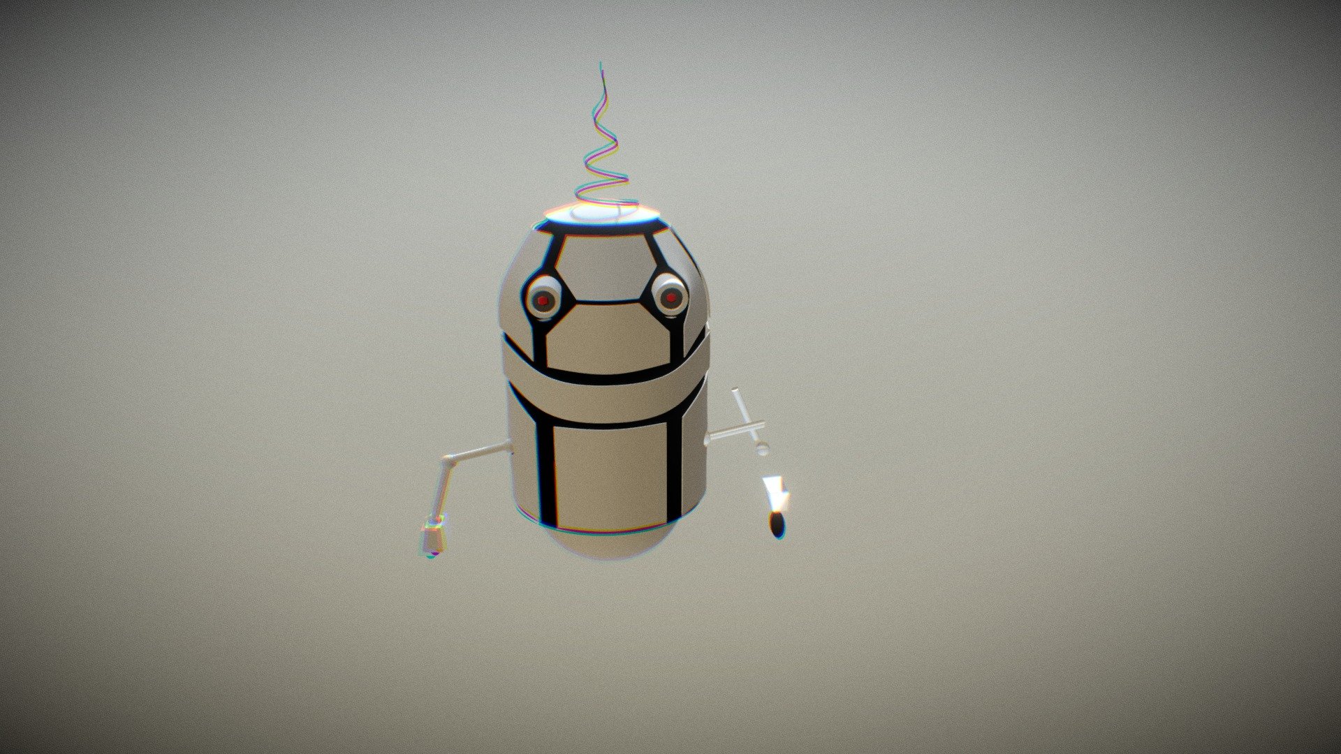 Space Robot - 3D model by rber [58efc43] - Sketchfab