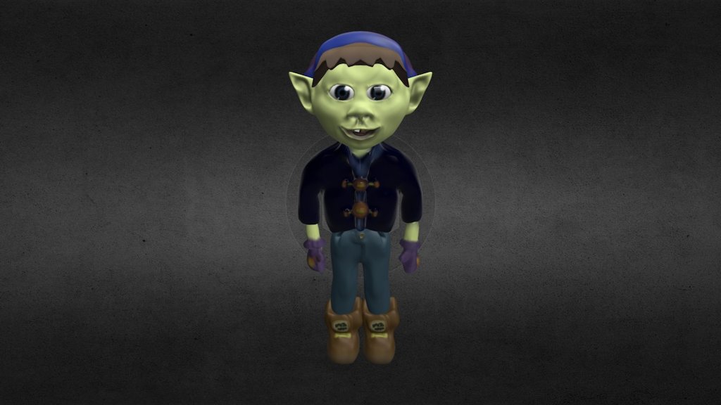 Elf Snow Kid - 3D model by jruiz [58f1ac2] - Sketchfab