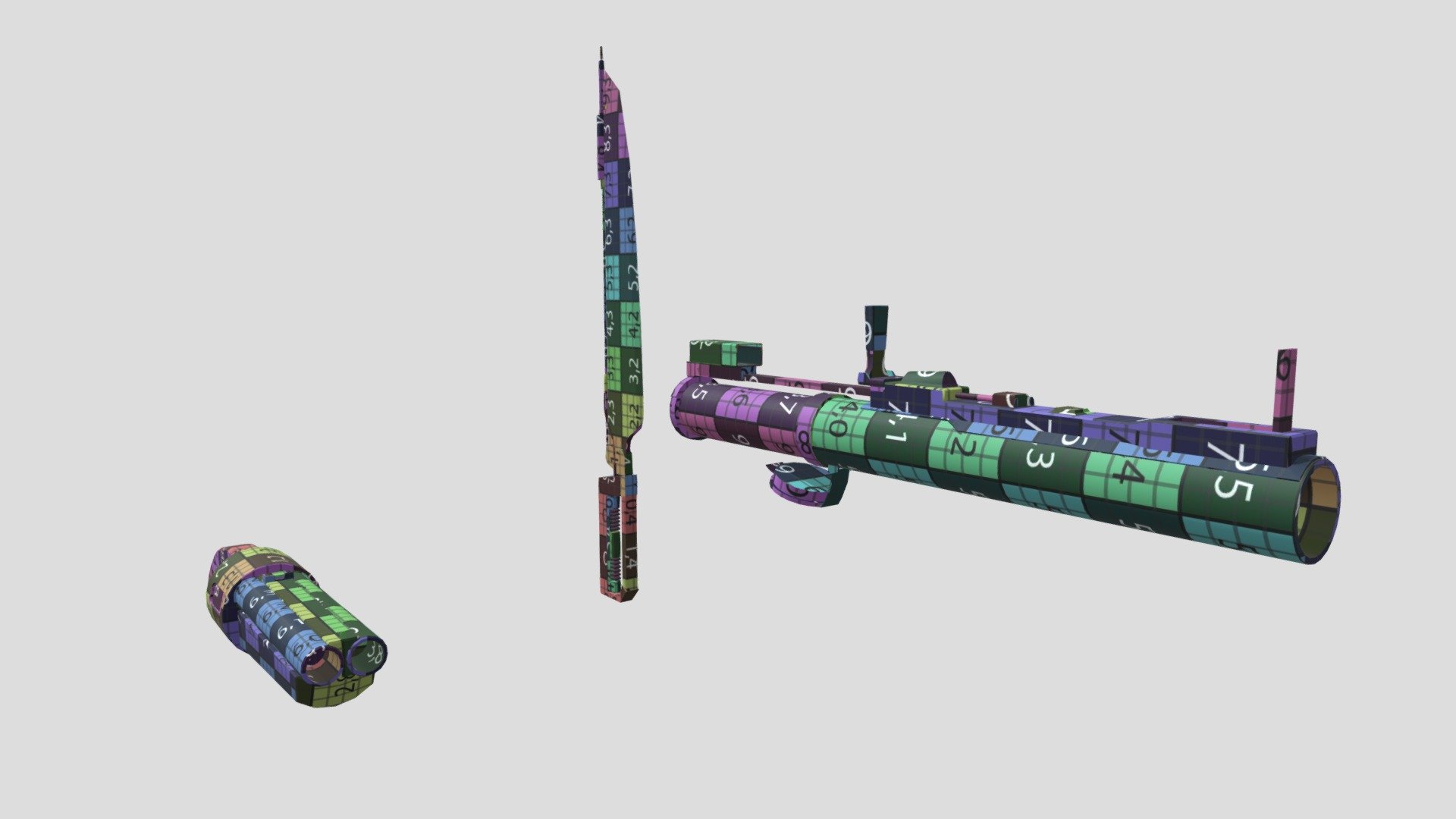 Low Poly Guns - Download Free 3D model by DingaDonga [58f1d69] - Sketchfab