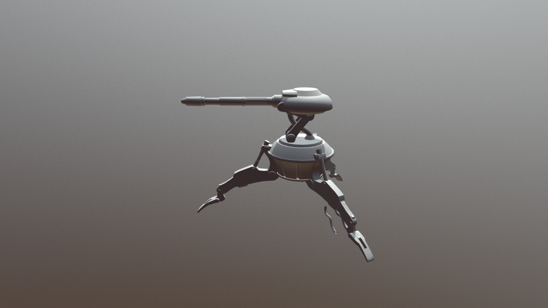 Turret Robot - Download Free 3D model by toniMFS [58f2b4c] - Sketchfab