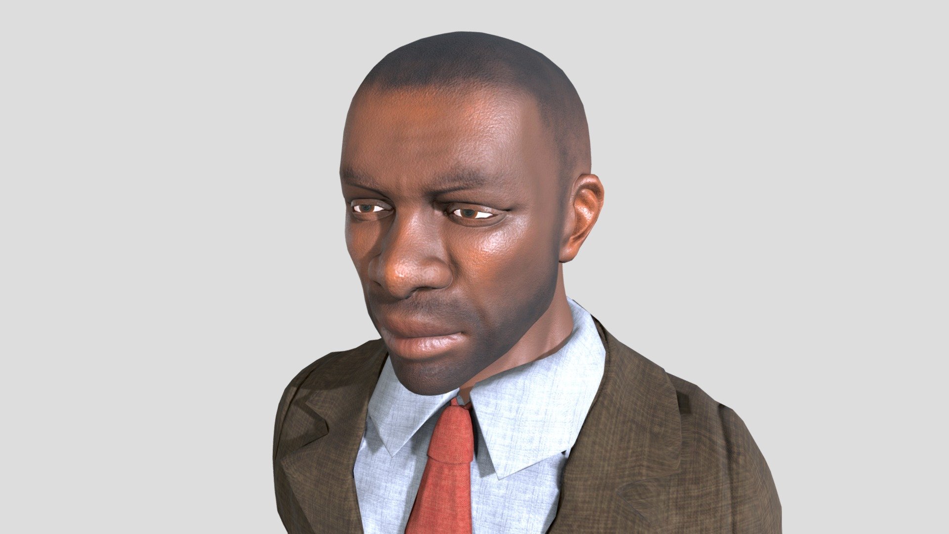 Idris Elba - 3D model by artendym (@artendy_m) [58f3530] - Sketchfab