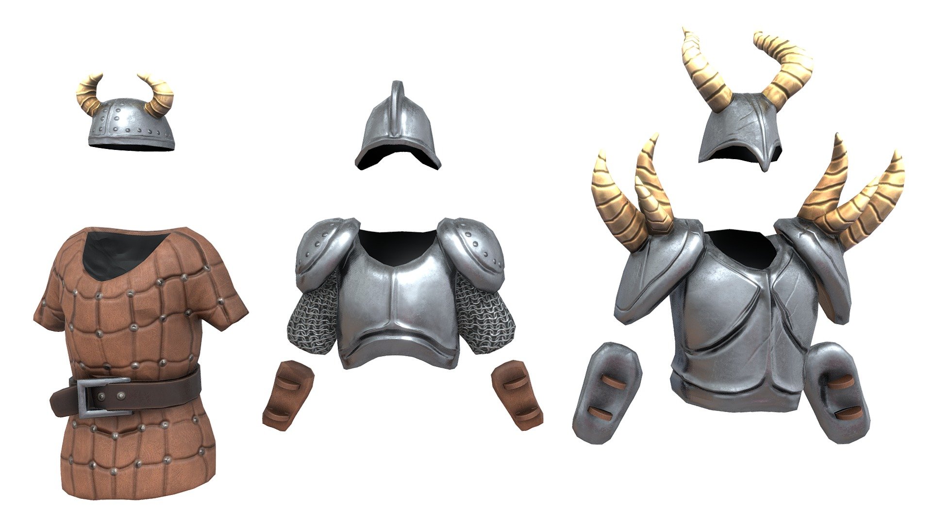 Stylized Armor Pieces - 3D model by Rhett Wimmer (@Pavus_The_Pug ...