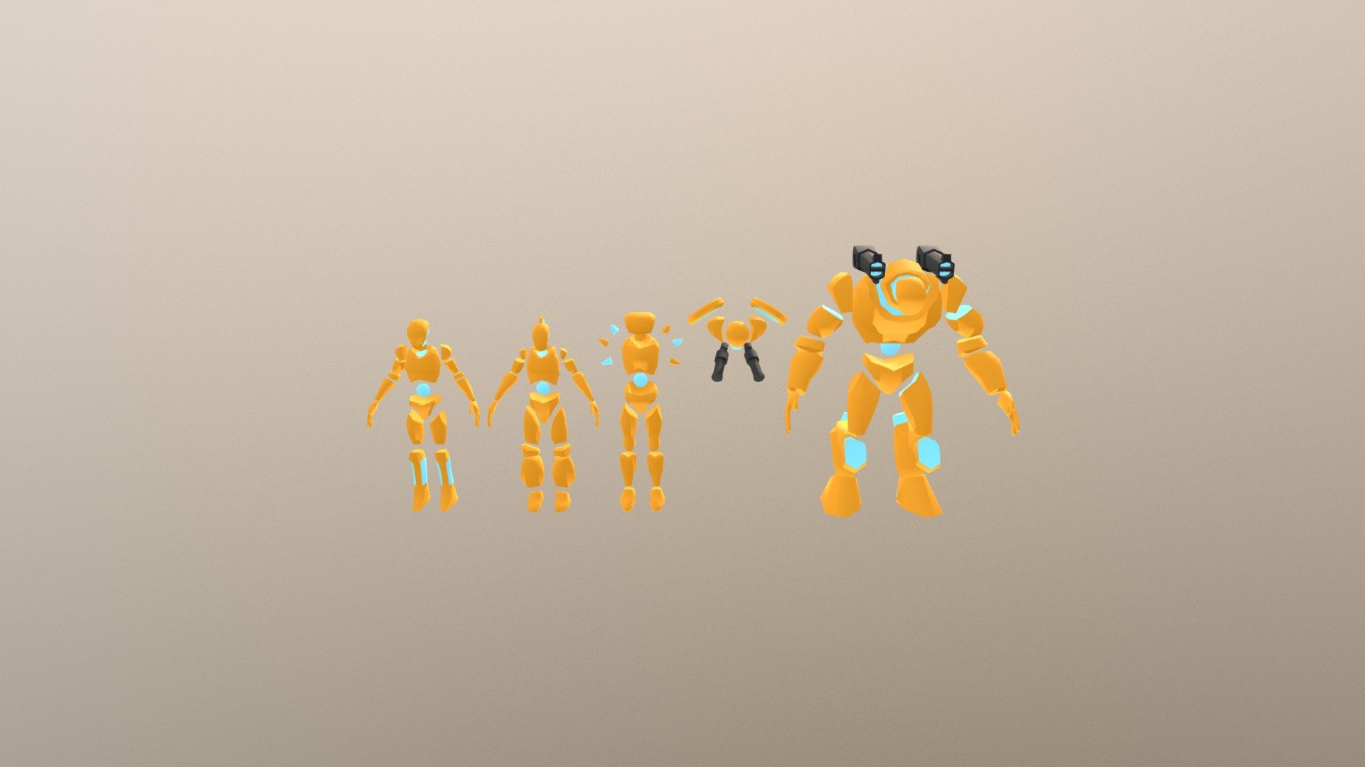 GTTOD - All Enemy Designs - 3D model by venicello [58f4992] - Sketchfab