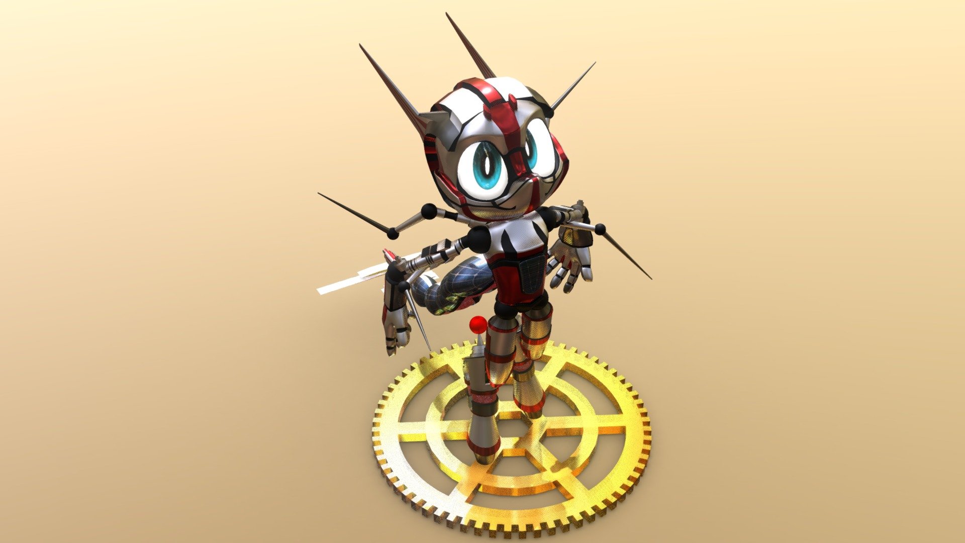 Robot. Adopt. Shrimp - 3D model by Teva (@TerrAxy) [58f52bf] - Sketchfab