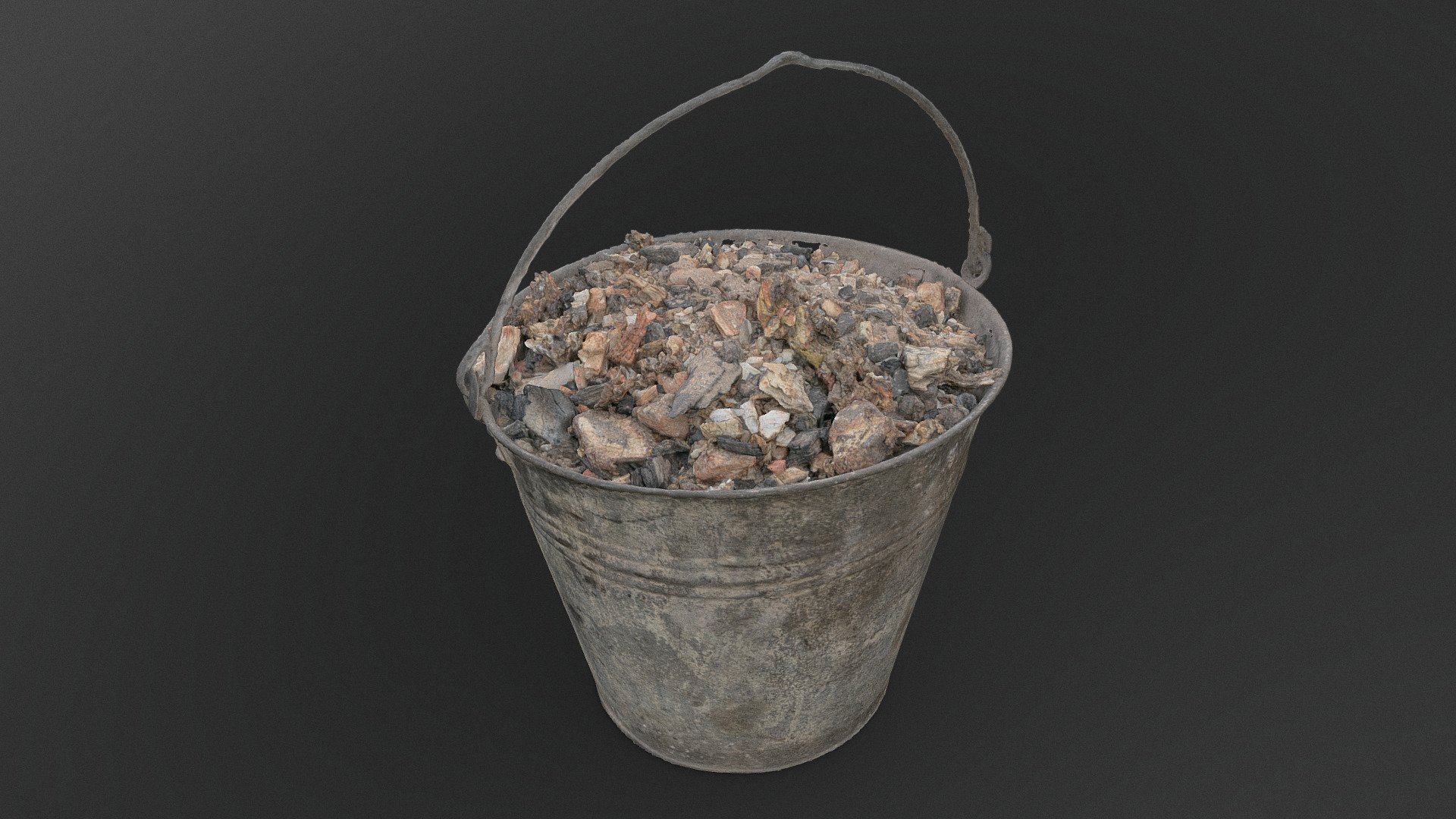Ash bucket - Buy Royalty Free 3D model by axonite [58f5411] - Sketchfab ...