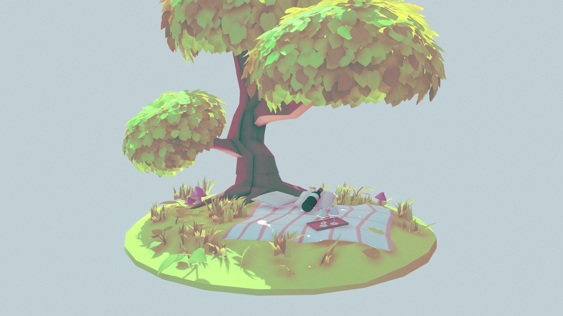 picnic - Download Free 3D model by mashashechka [58f5c62] - Sketchfab