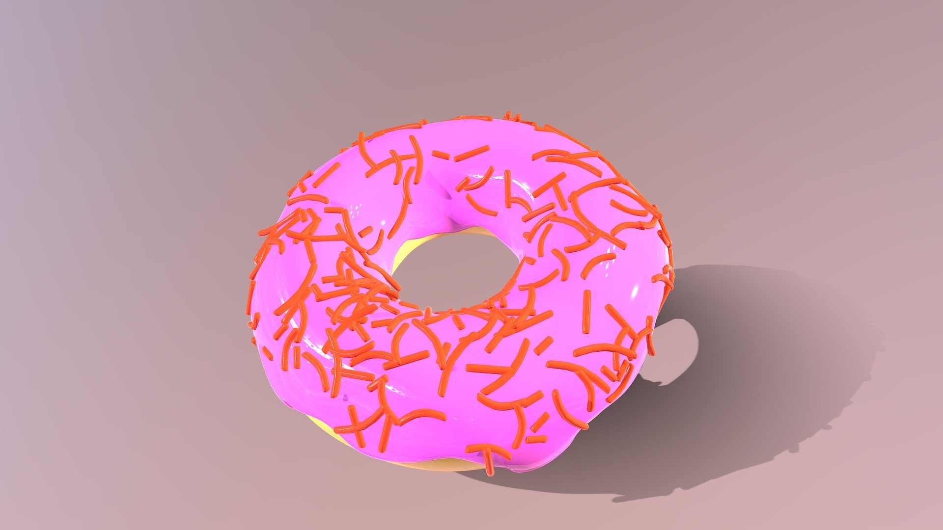High-Poly First-Donut - 3D model by TobiasPottier [58f5e35] - Sketchfab