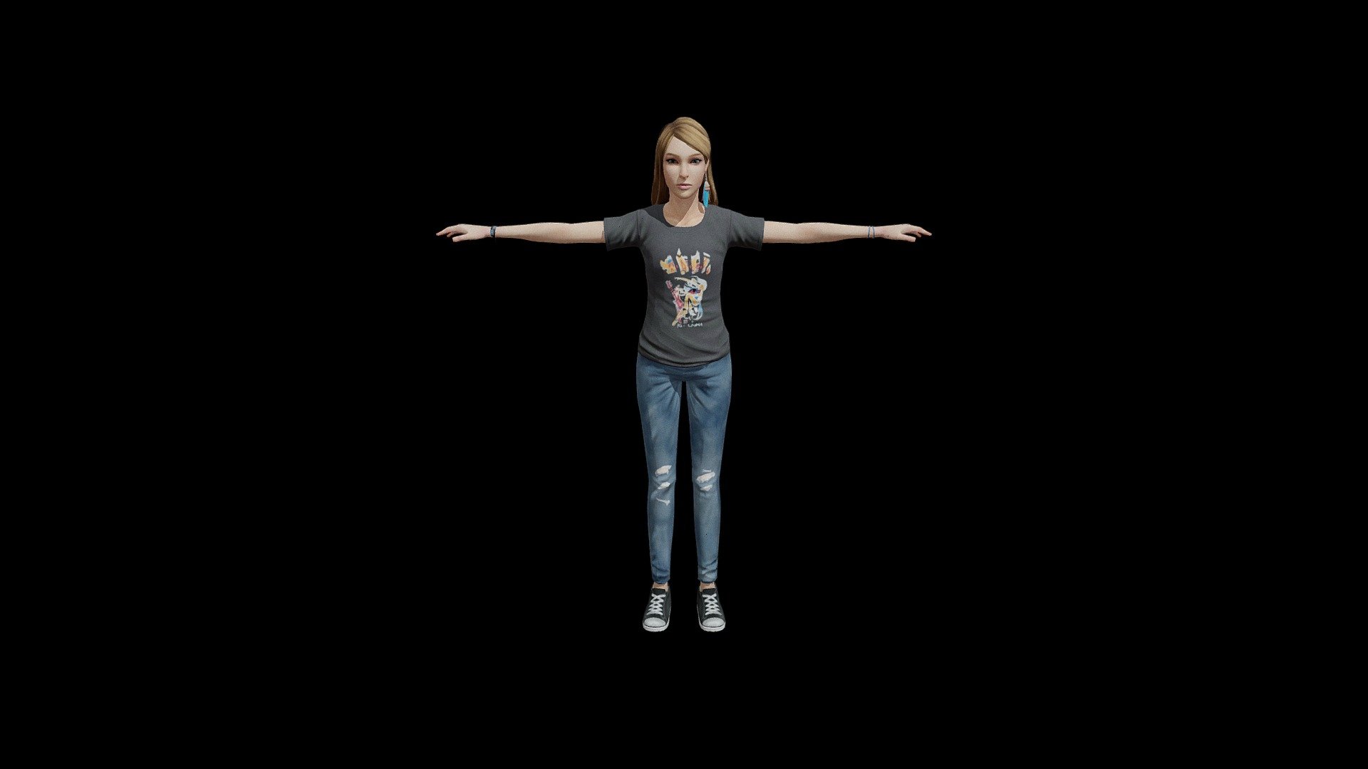 Life Is Strange - Rachel Amber (Casual Outfit) - Download Free 3D model ...