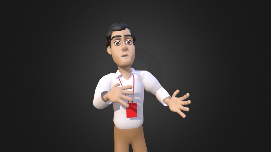 Cartoon Boss 2 - 3D model by Nicknamz (@nick_namz) [58f69f9] - Sketchfab