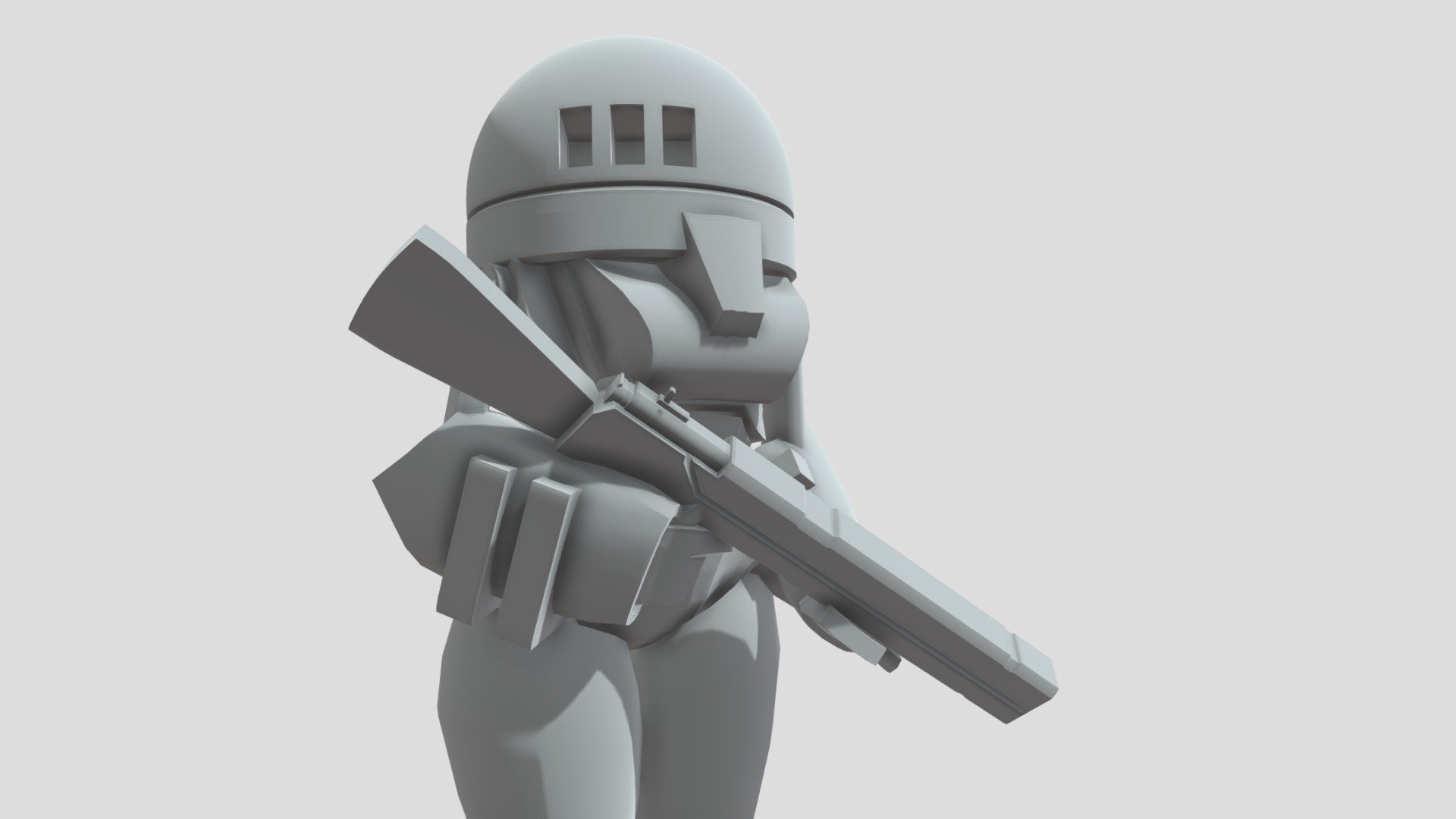 Gun Robot - 3D model by kabkab [58f72c0] - Sketchfab