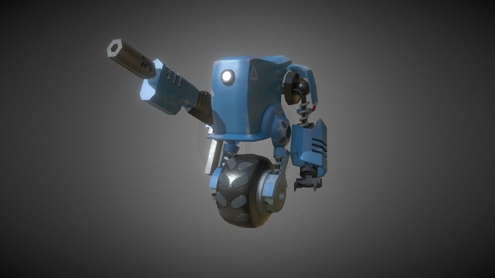 Blue_Robot - Download Free 3D model by galax_evan [58f73d6] - Sketchfab