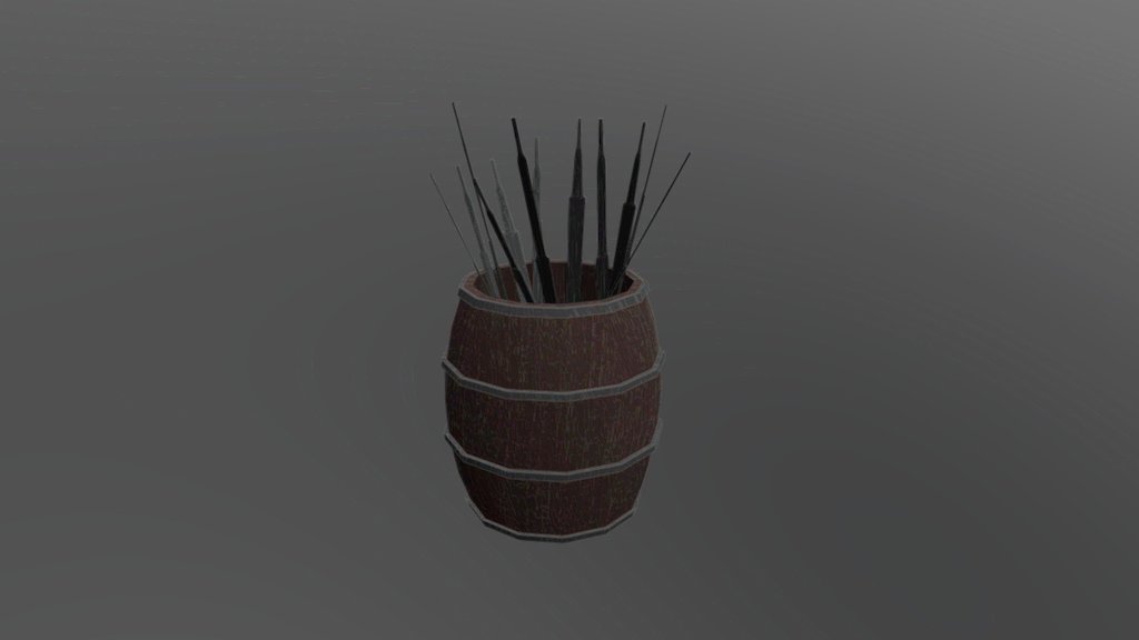 Sword Barrel - 3D model by James (@jemuzu) [58f93b4] - Sketchfab