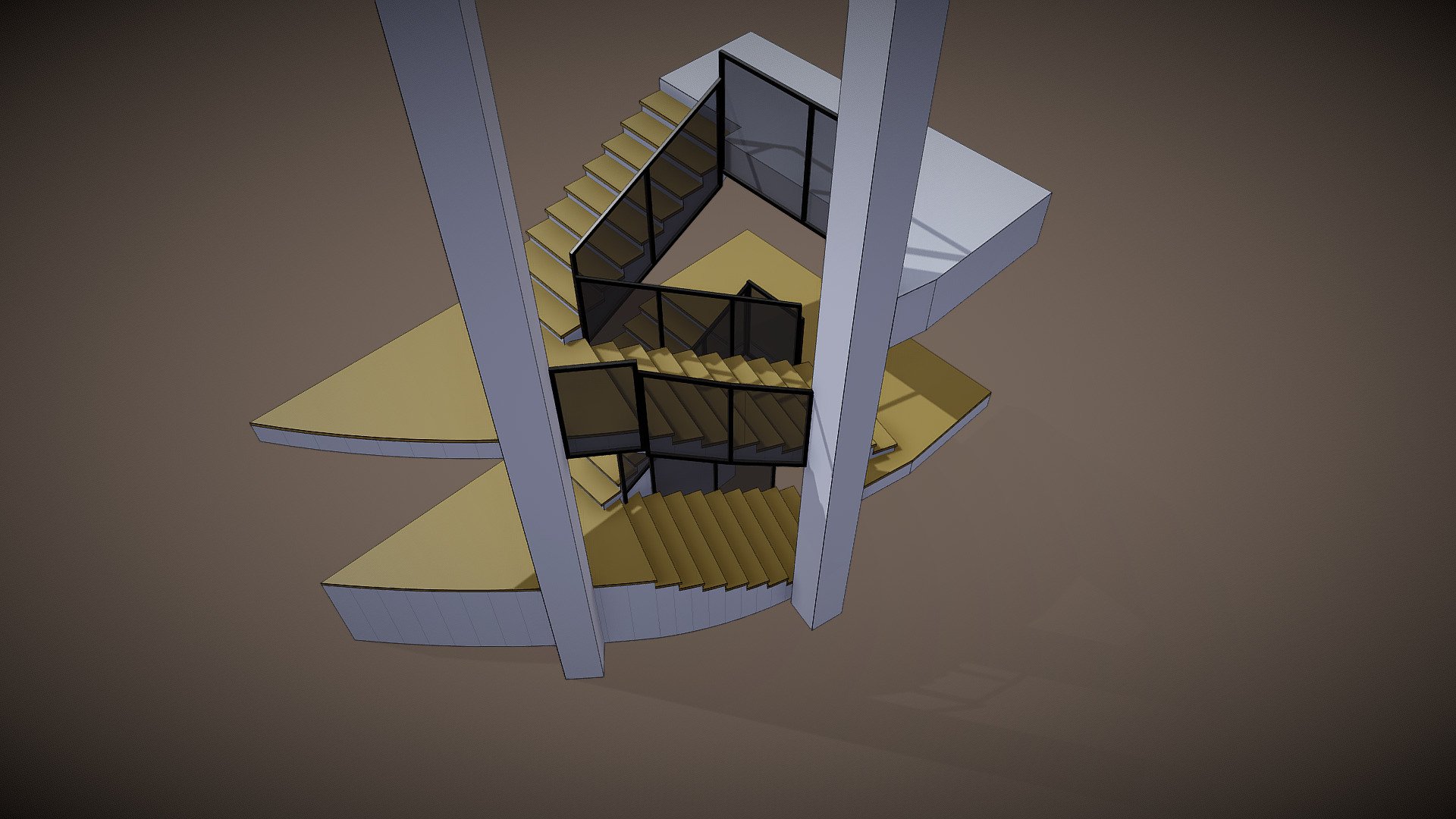 DOMO__STAIR V1 - Download Free 3D model by mihape [58f9f69] - Sketchfab