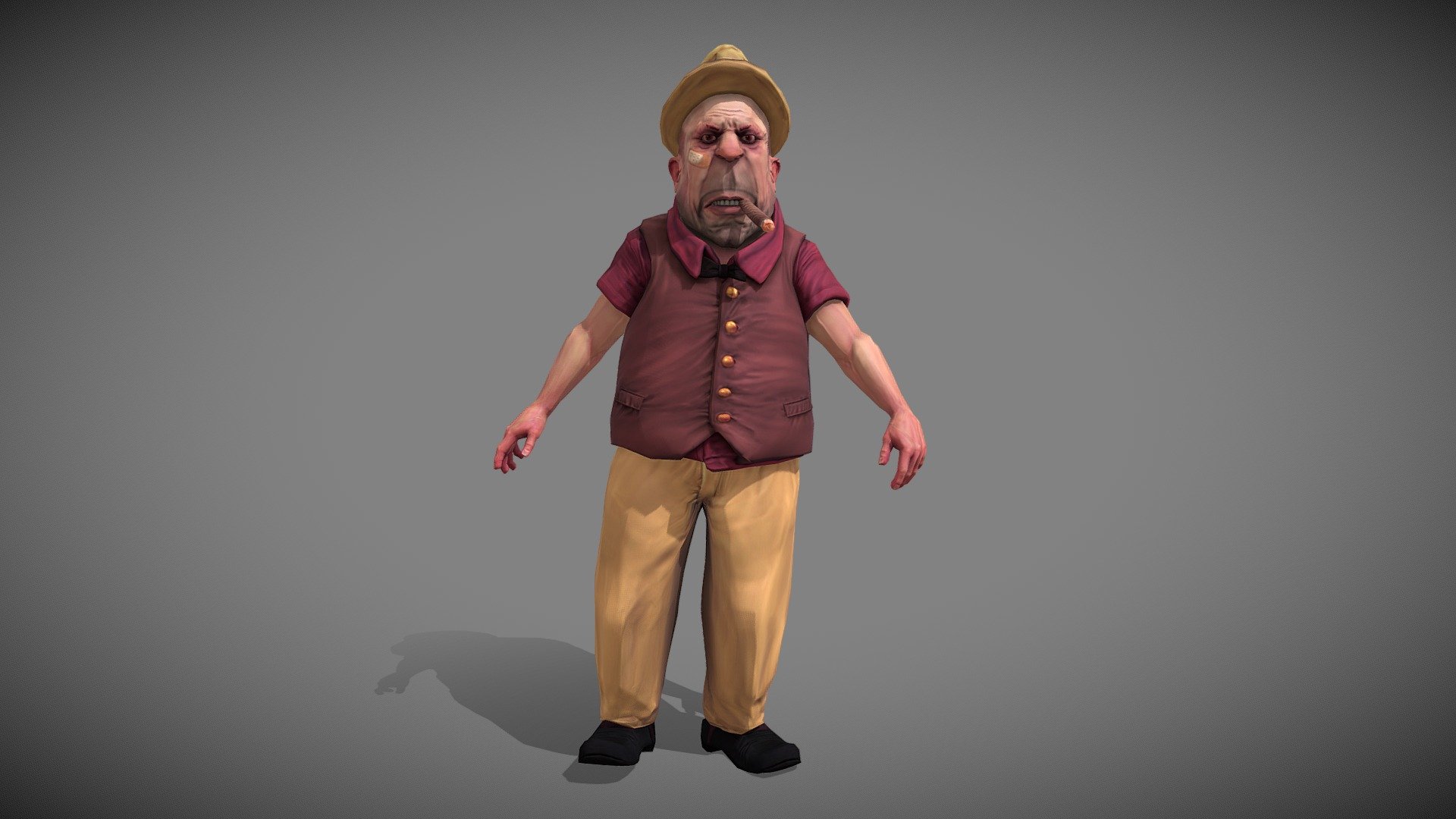 Animated Staggering Drunken Fool Character - 3D model by LasquetiSpice ...