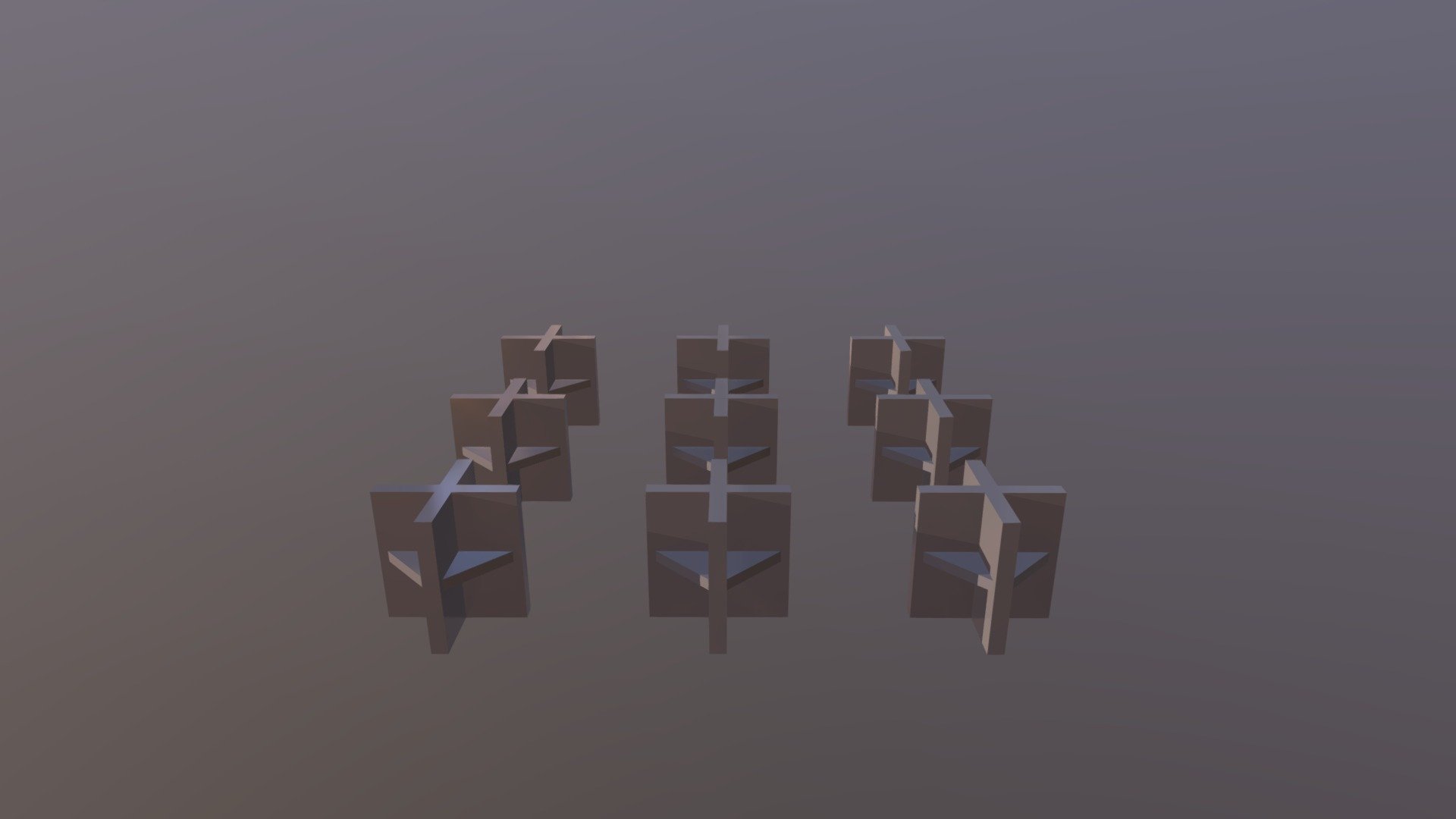 Geometric Seats - Download Free 3D model by JonL [58fccfc] - Sketchfab