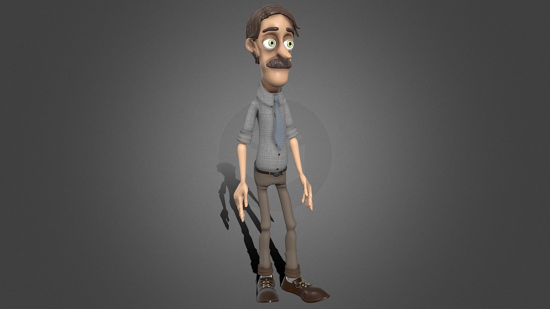 Luigi Character - 3D model by Jacob Monger (@jacobmonger) [58fd5e8 ...
