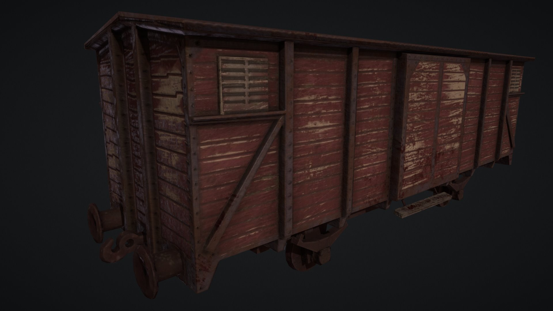 Freight Car - 3D model by Canis_Lepophagus [58fd6c1] - Sketchfab