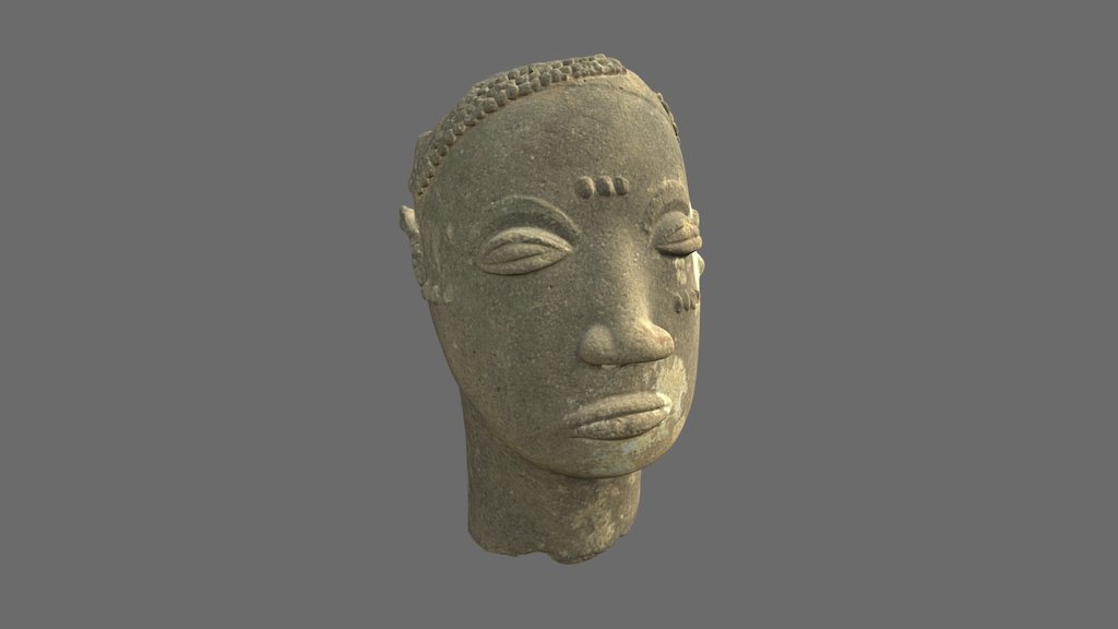 Akan Portrait Head 1984.7 - 3D model by Wellesley College ...