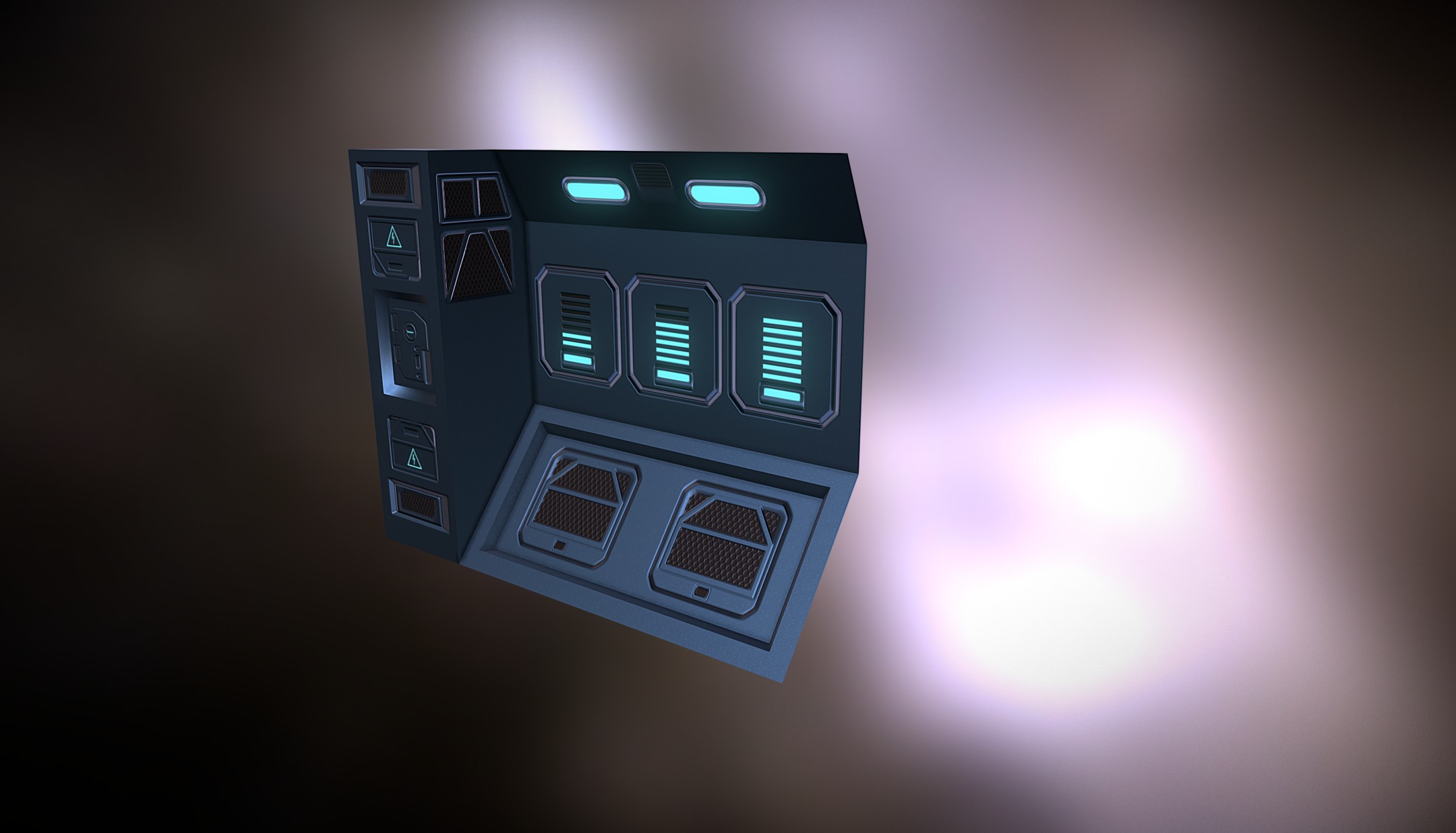 Space Ship Interior - 3D model by alex_kukushkin [58fde7a] - Sketchfab