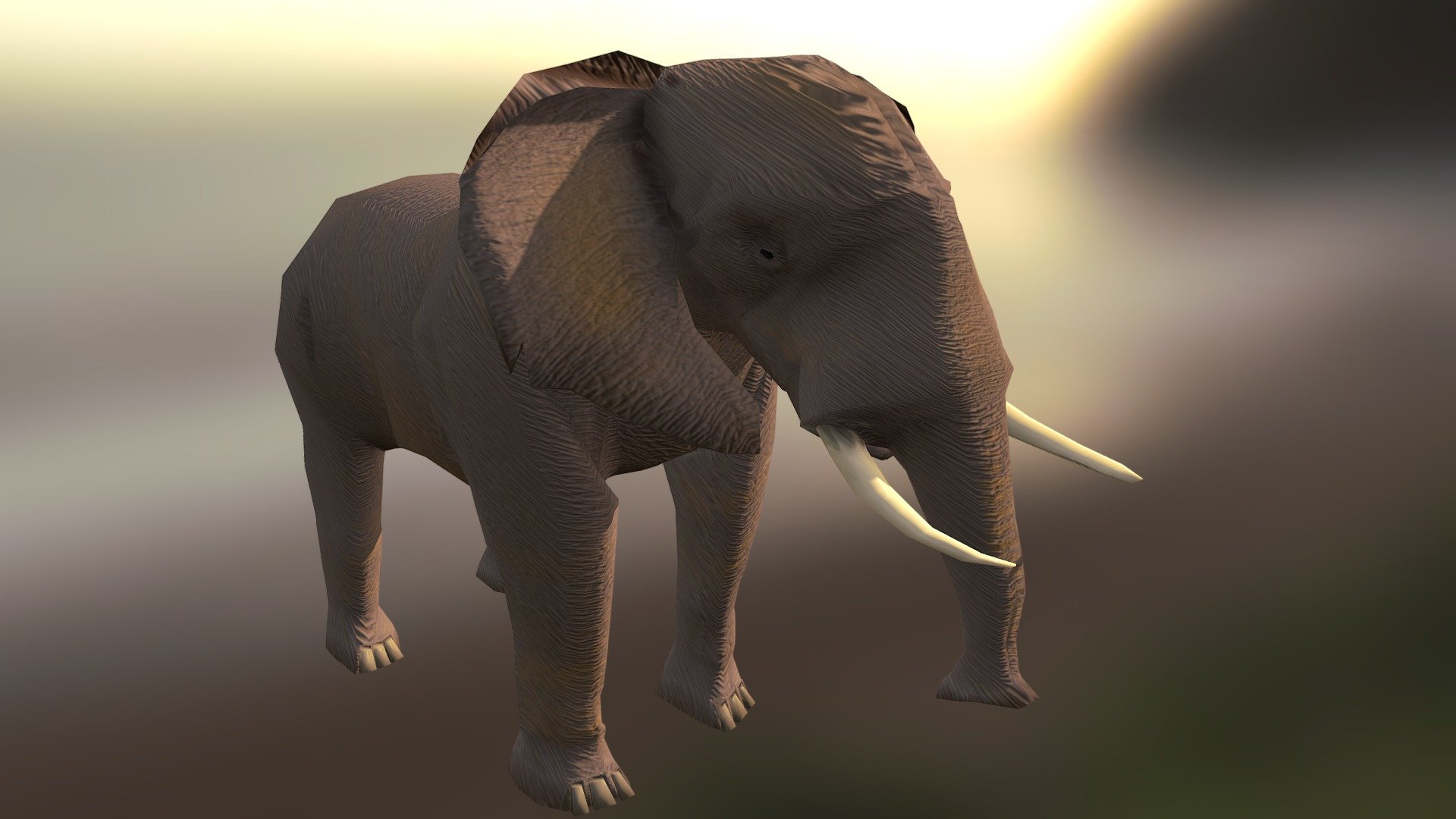 Elephant model - 3D model by Vermillion17 [58fe896] - Sketchfab