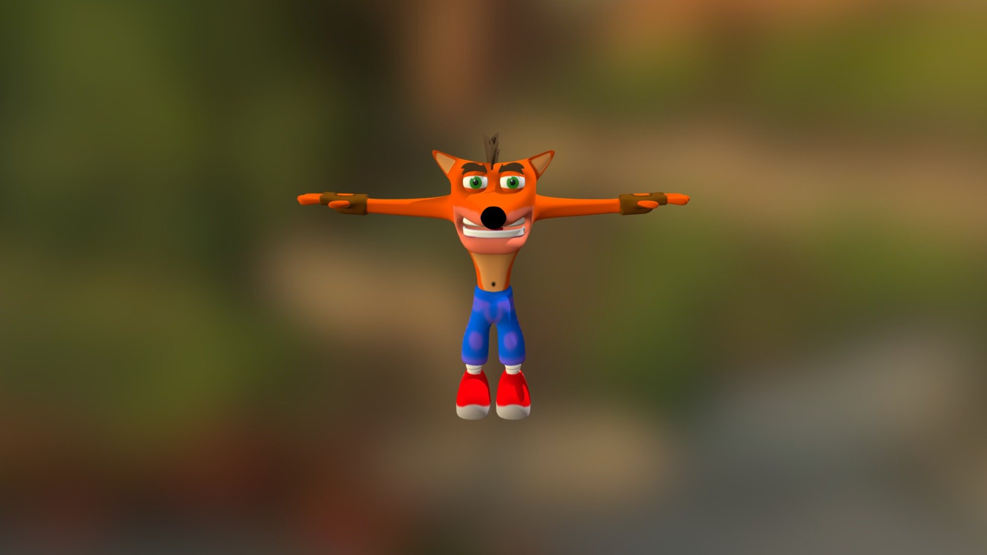 Crash Bandicoot Model. - Download Free 3D model by thepixldude [59026d2 ...