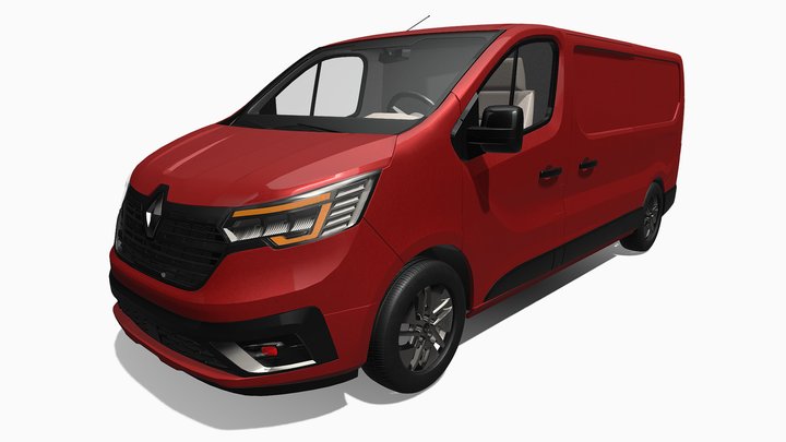 Renault-trafic-van 3D models - Sketchfab
