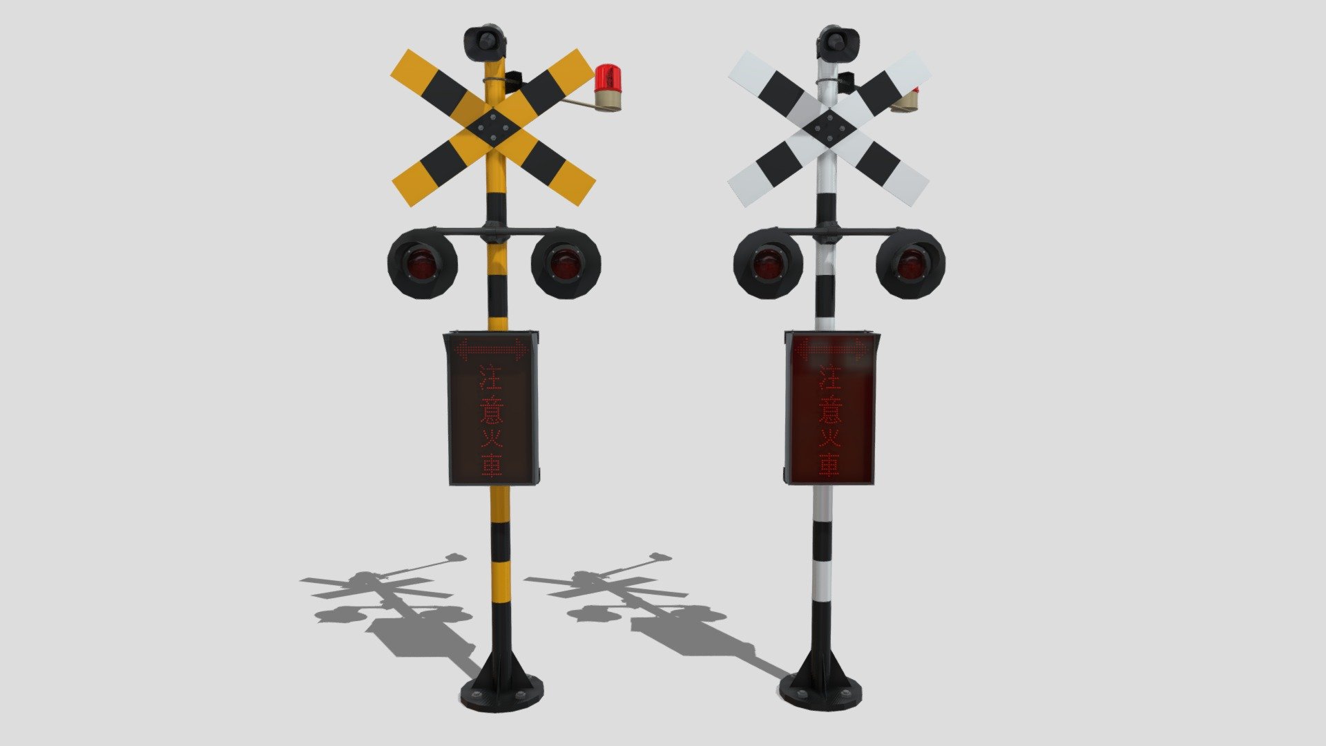 Taiwanese Level Crossing signal concepts - Download Free 3D model by ...