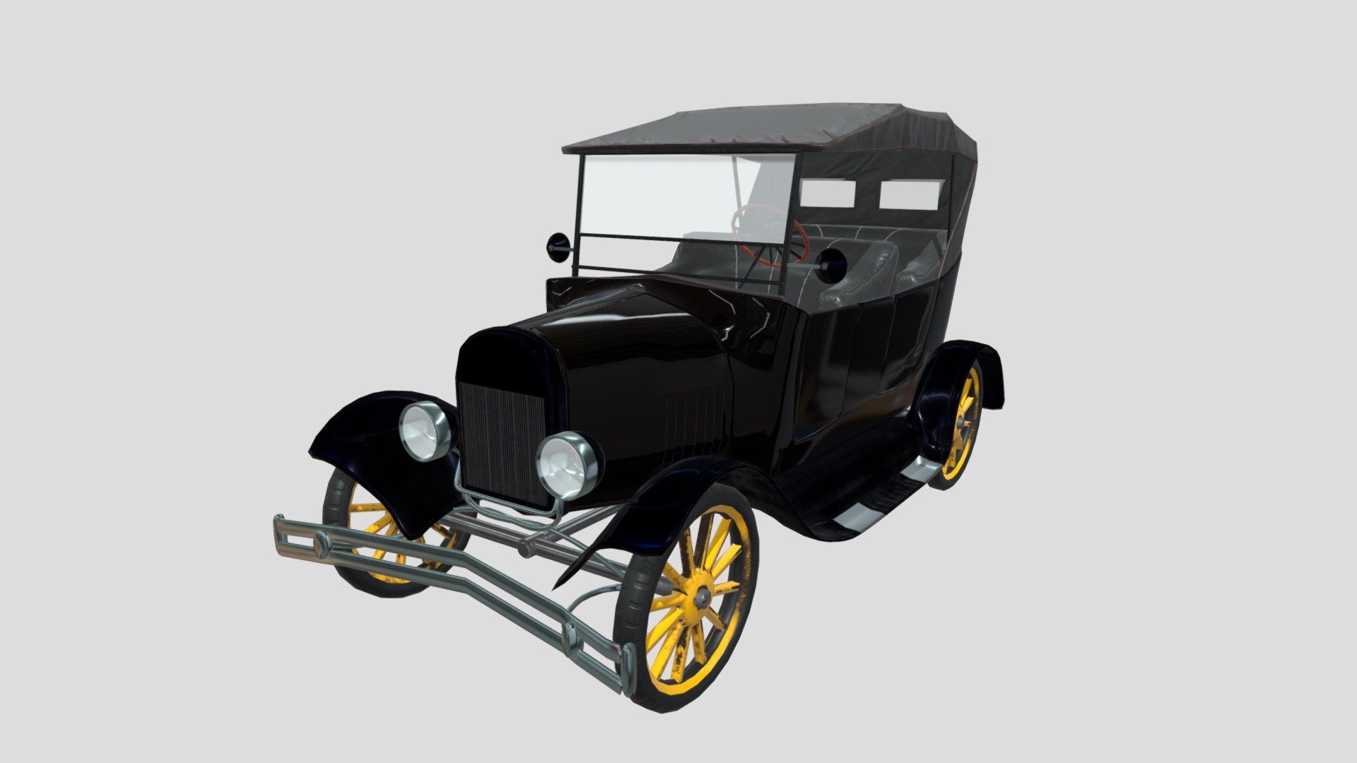 1923 Classic Car "Touring" - 3D model by gobriar [5903b02] - Sketchfab