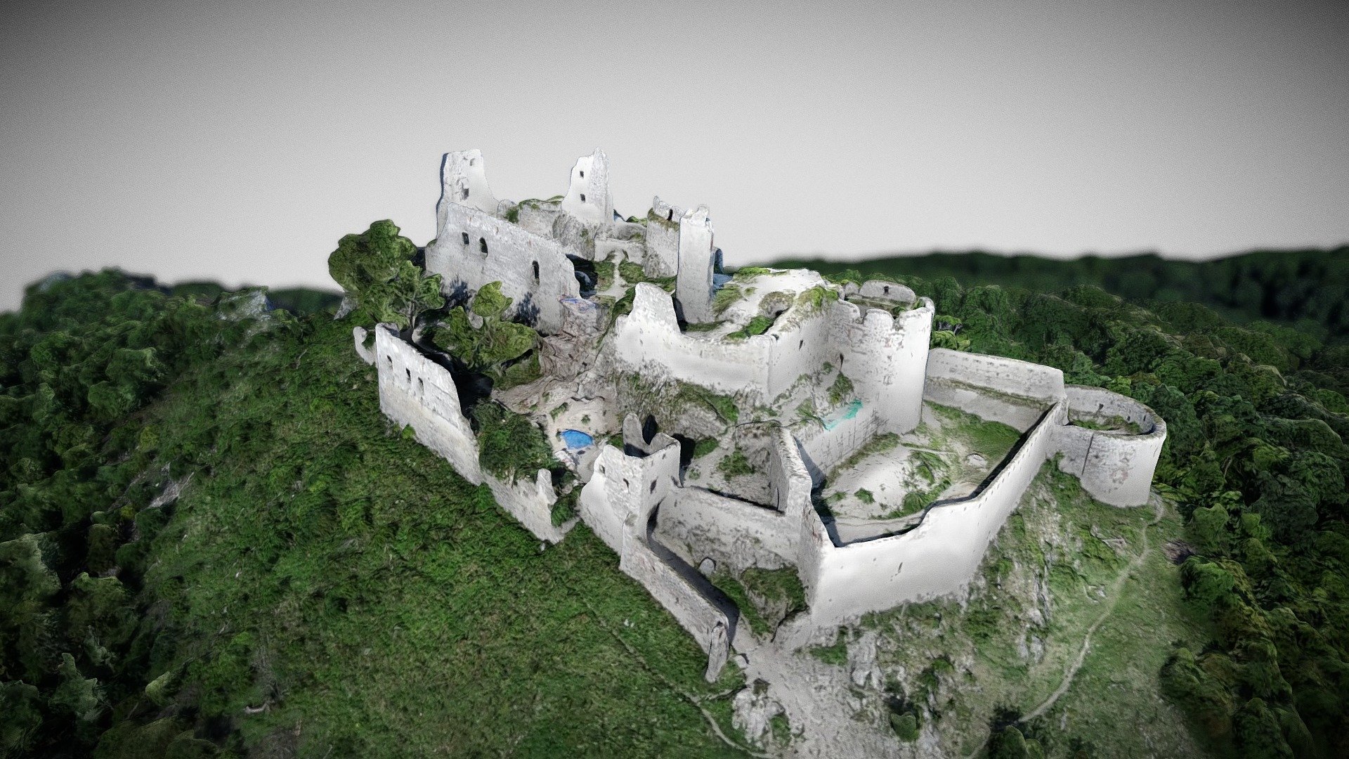 Plavecky castle / Plavecky hrad - Buy Royalty Free 3D model by majo ...