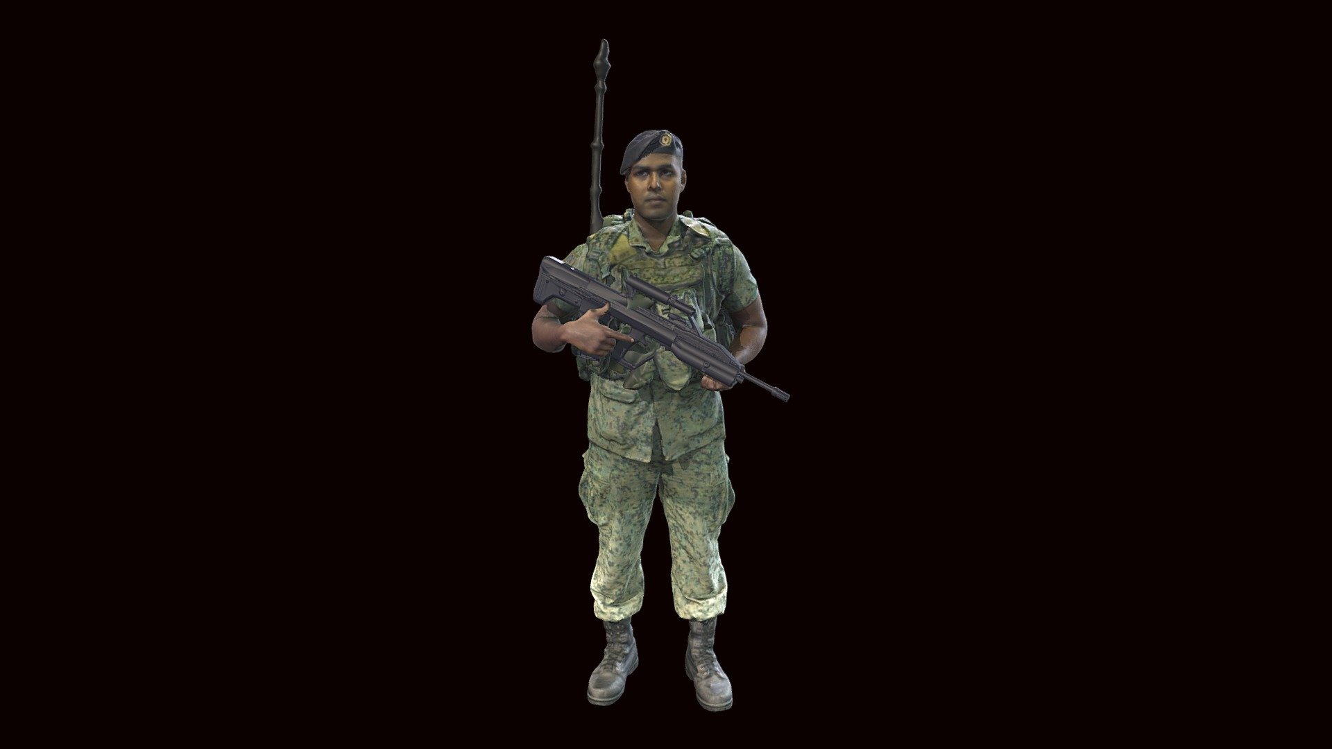 SAF Soldier - 3D model by BlueRabbit04 [5905aea] - Sketchfab
