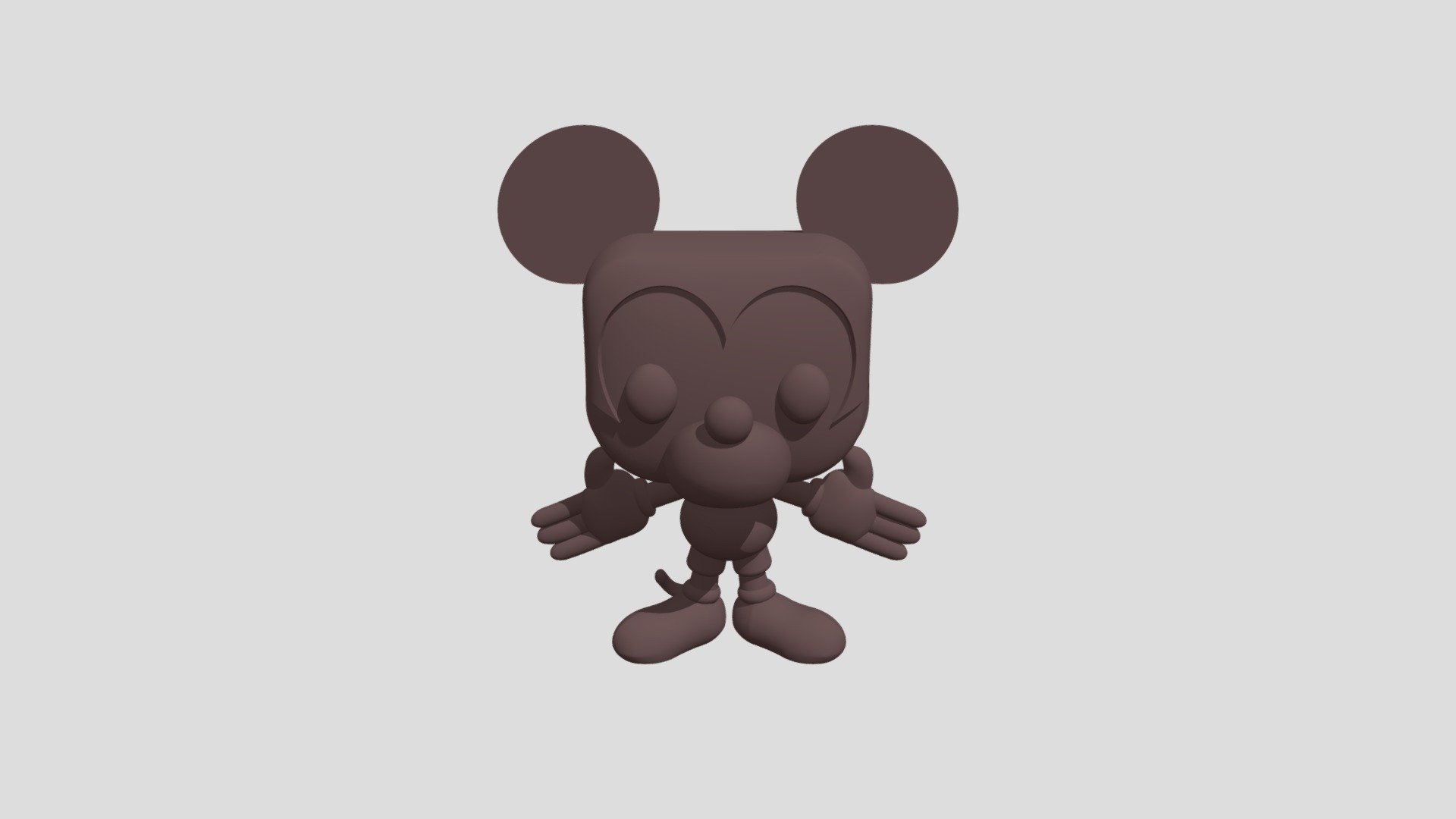 Mickey Mouse 3D Model - 3D model by María de la Luz Camarena ...