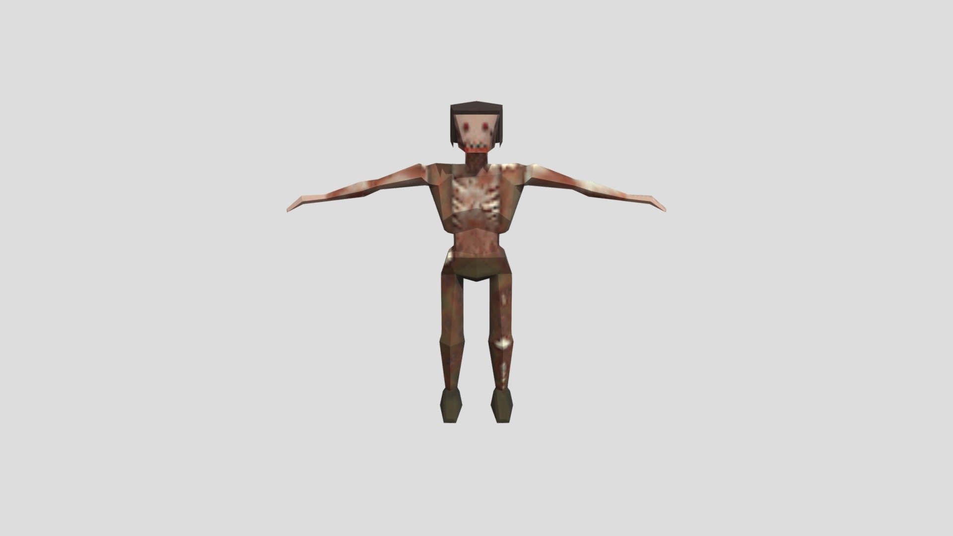 Low-poly Zombie - 3D model by Jeppehn1 [5906c69] - Sketchfab