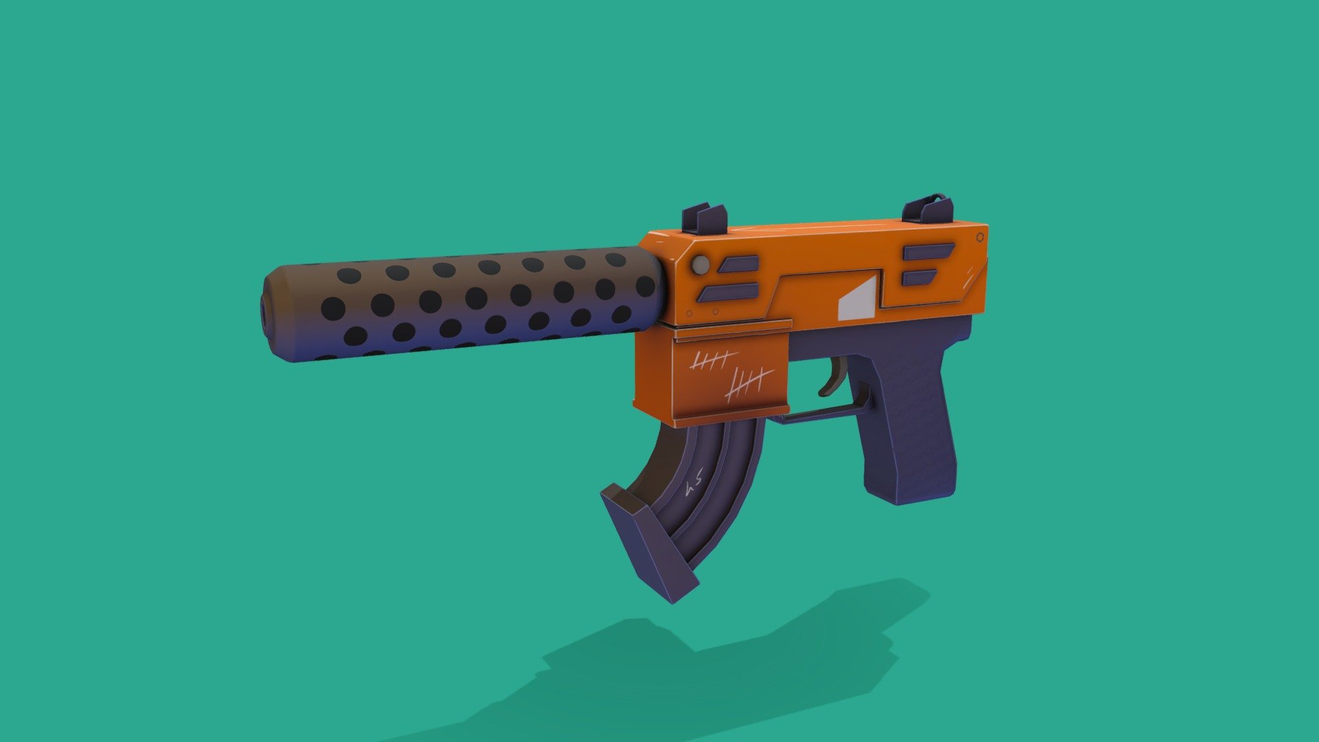 Stylized SMG gun - Buy Royalty Free 3D model by UmangRank [5907060 ...