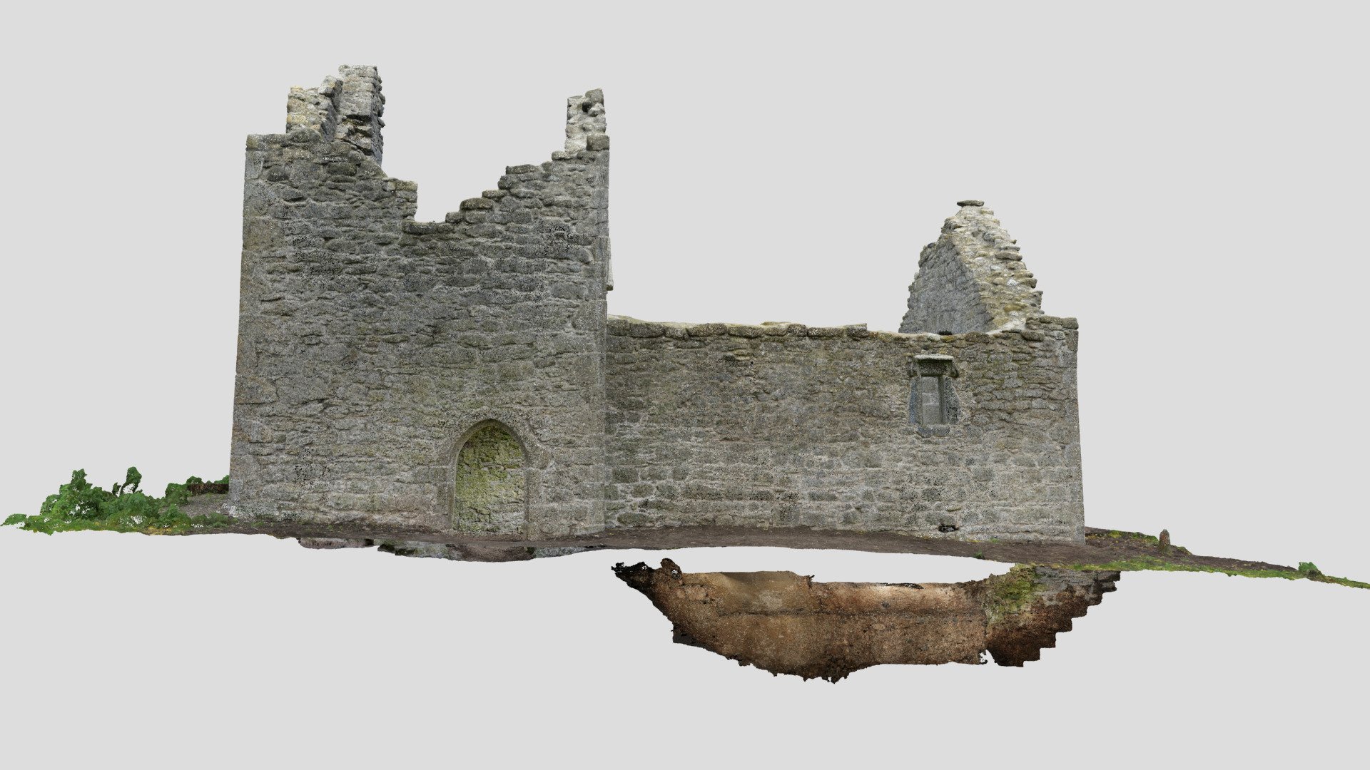 Templecross Church, Tristernagh, Westmeath - 3D model by impactgis ...