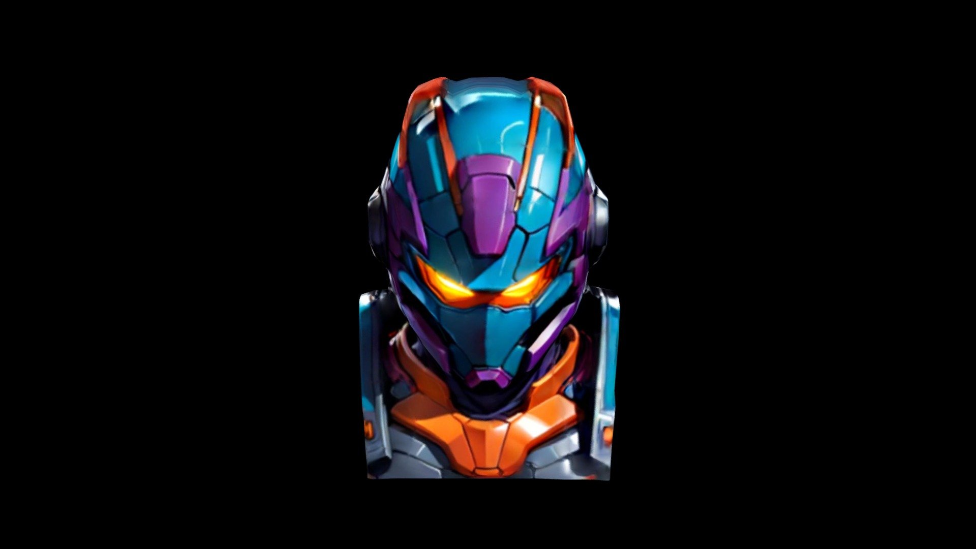 The image features a close-up of a robots face. - Download Free 3D ...