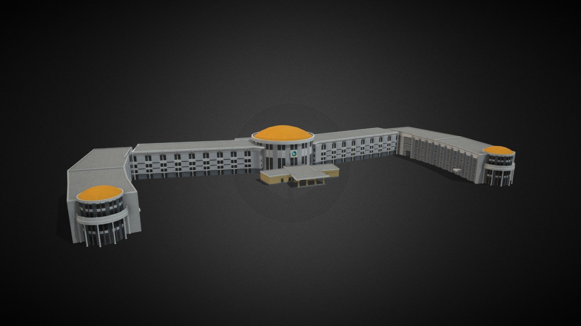 Capitol Building Liberia - 3D model by Checo Mx. (@checomx) [590b79f ...