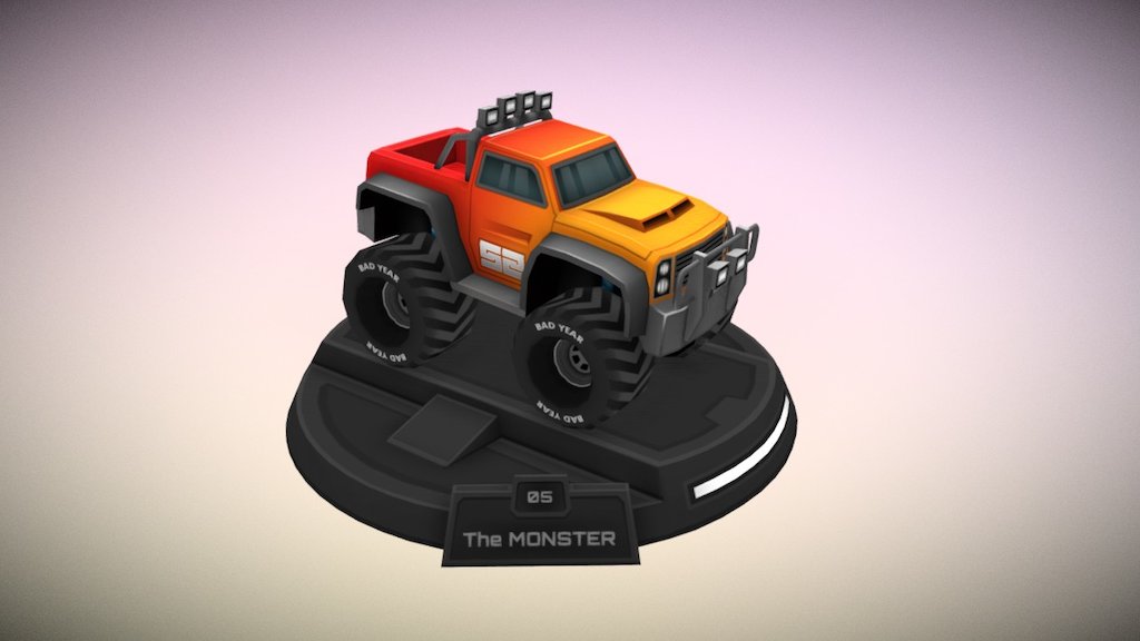 The Monster - 3D model by GATS [590efe4] - Sketchfab