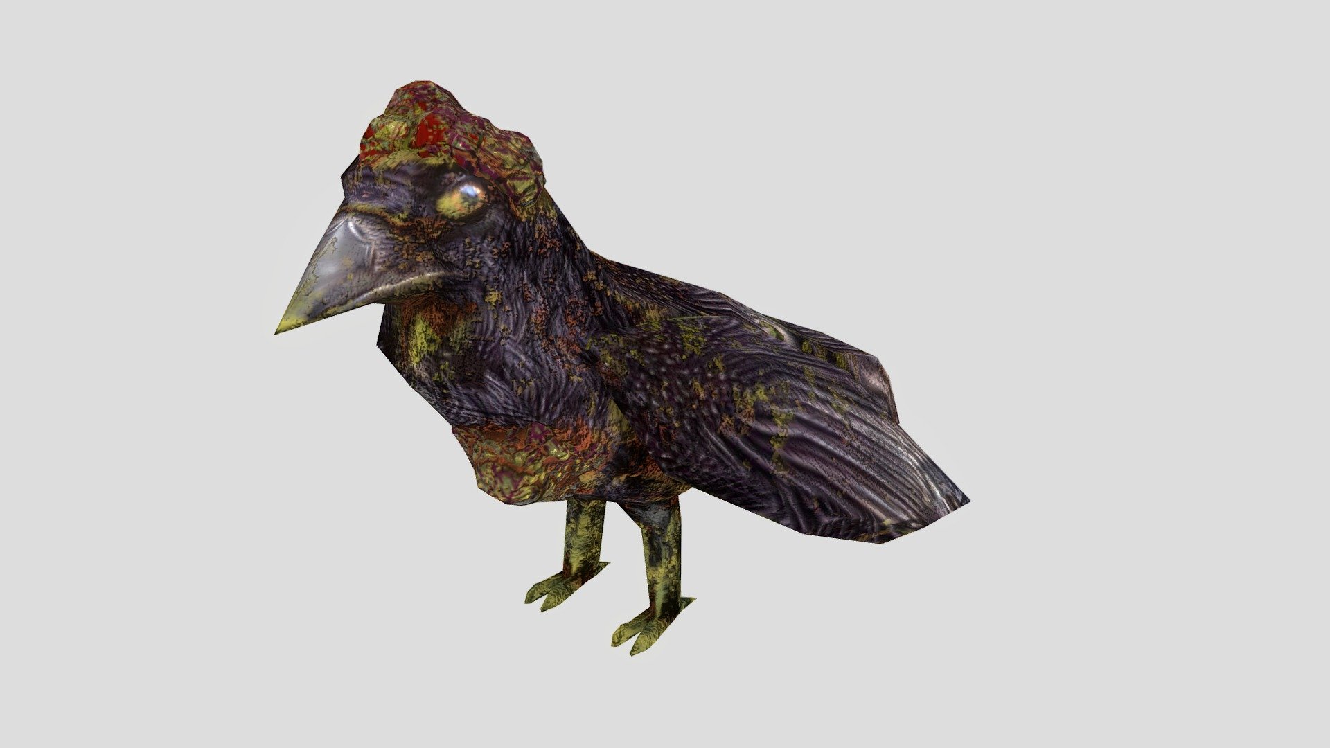 Mutated Low Poly Crow - 3D model by Tsar Games (@borymaster3) [591051c ...