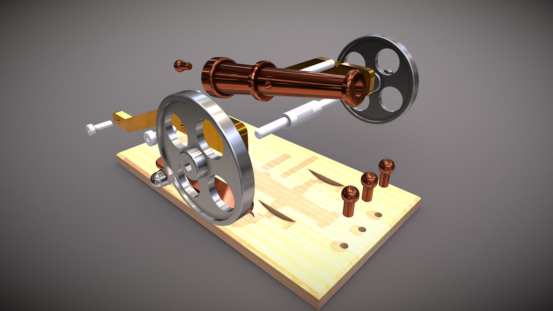 Kanon | Explosietekening - 3D model by Stichting Consortium ...