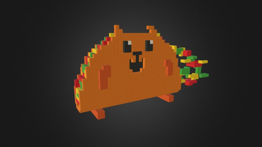 TACOCAT - 3D model by Pixel Party (@blaisetsewell) [5912029] - Sketchfab