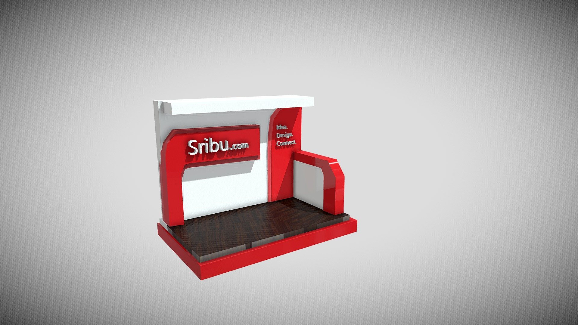 design booth - 3D model by qillayd [59138c1] - Sketchfab