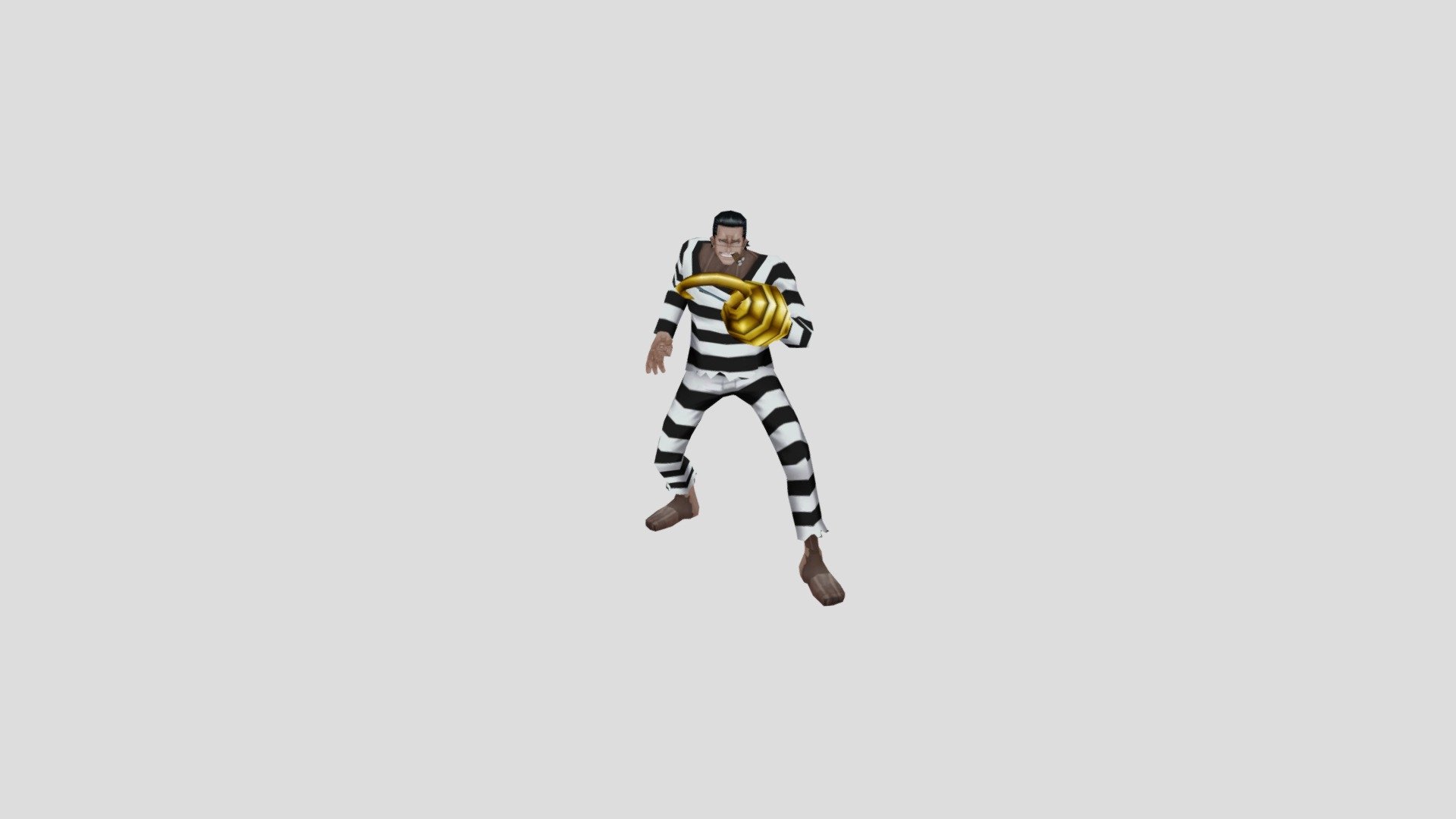 Crocodile (Prisoner) - Download Free 3D model by Cyrone™ (@Cyrone ...