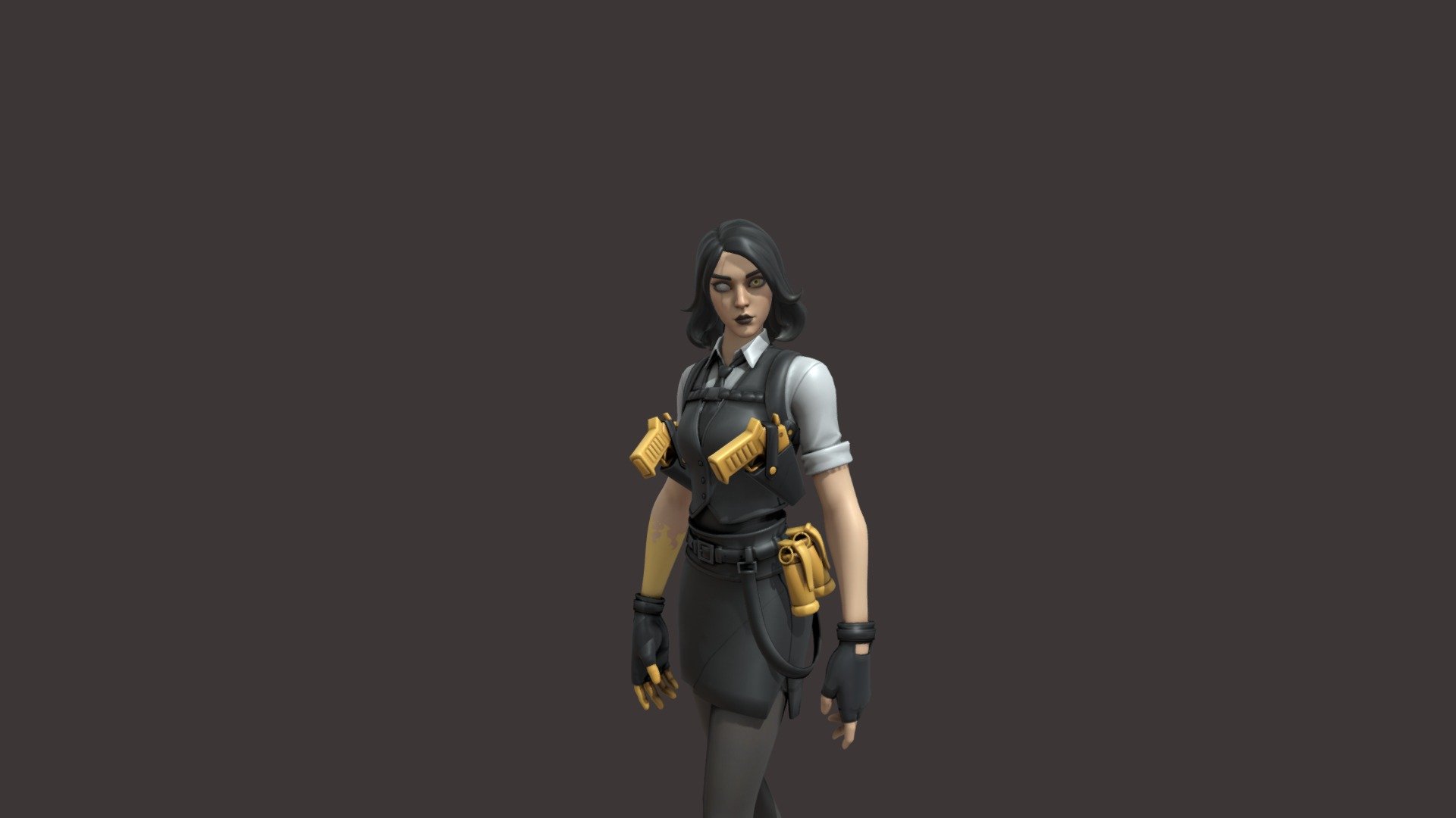 Marigold Fortnite Skin Female Midas - Download Free 3D model by Vuryos ...