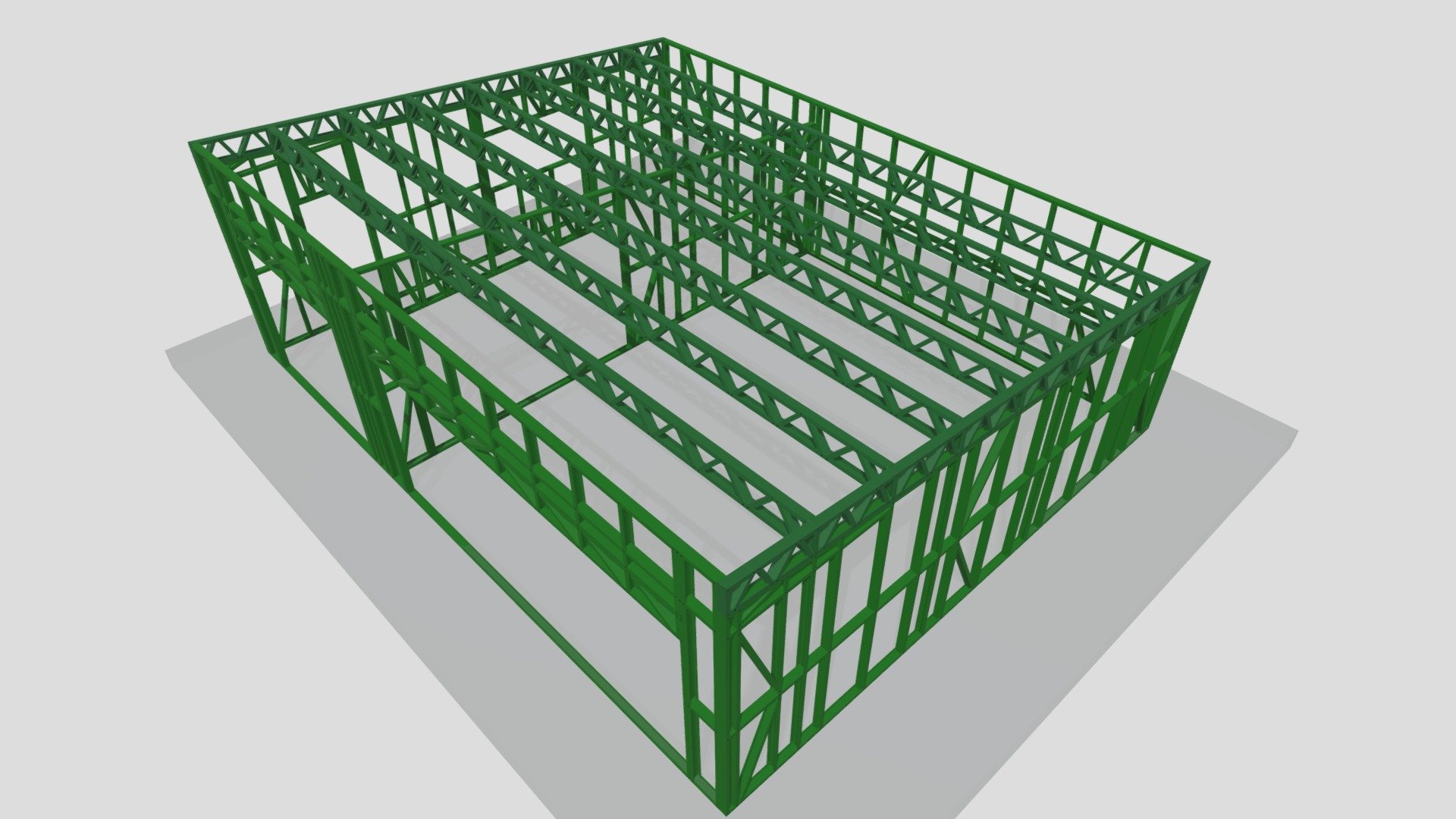 9m x7.2m GARAGE - 3D model by THE SILVER FRAMES COMPANY (@PictonITM ...