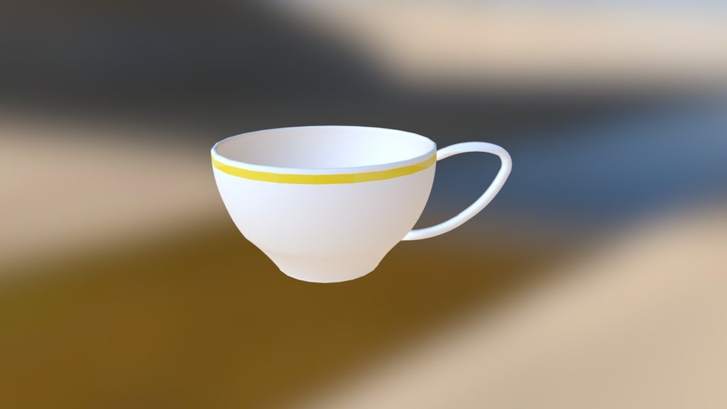 teacup - 3D model by renieldomasig [5916b53] - Sketchfab
