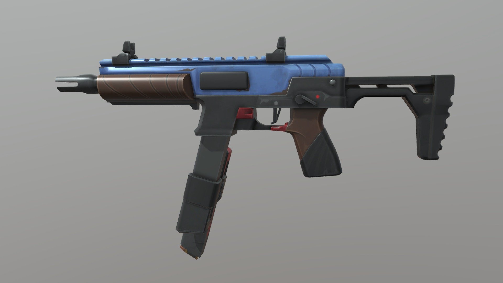 Twin Mag SMG - Fortnite (PBR) - Download Free 3D model by Wicked_Vixx ...