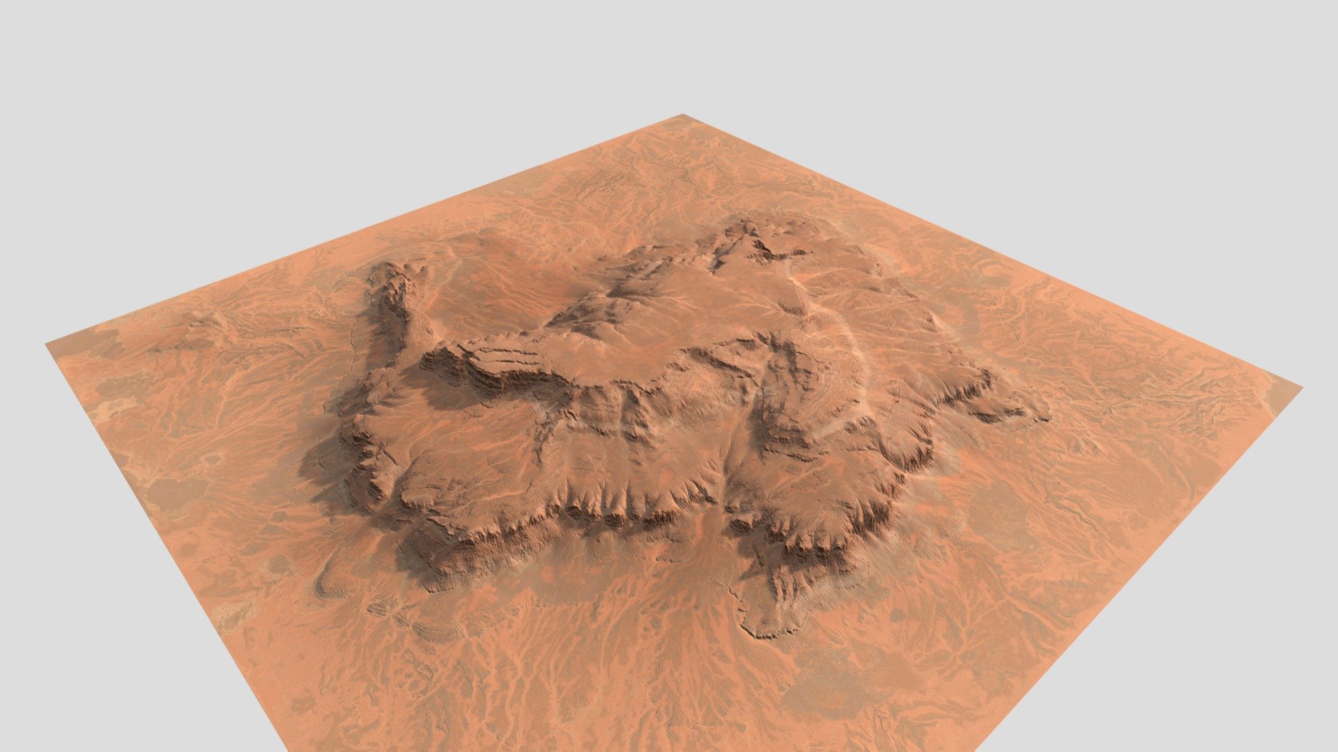Desert Plateau Version 3 - Buy Royalty Free 3D model by Desertsage ...