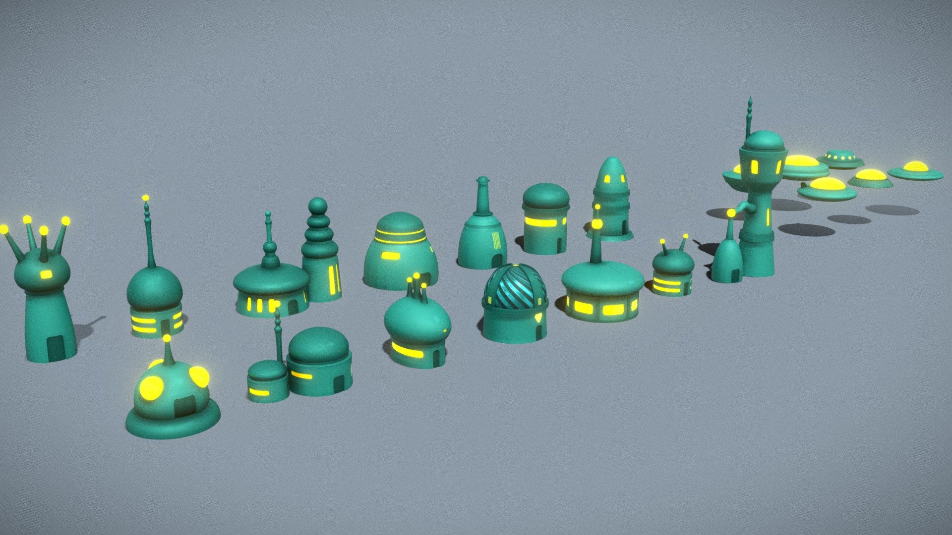 Alien Village - Buy Royalty Free 3D model by Zambur [5919a38 ...
