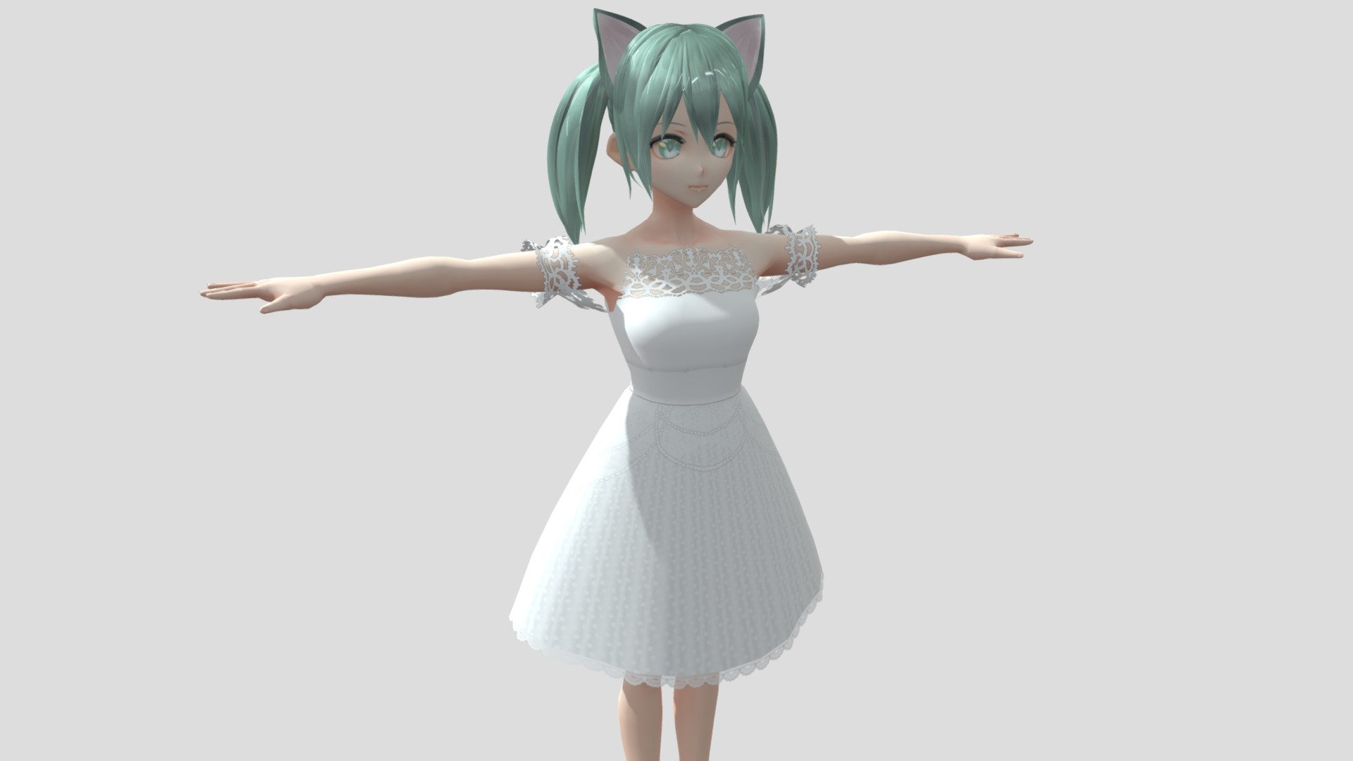 【Anime Character】Female009 (Bride/Unity 3D) - Buy Royalty Free 3D model ...